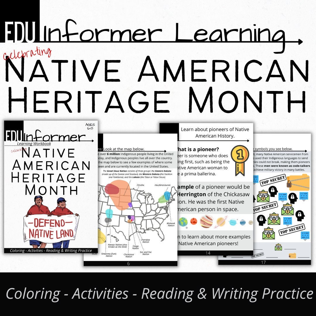Celebrating Native American Heritage Month, Printable and Digital ...