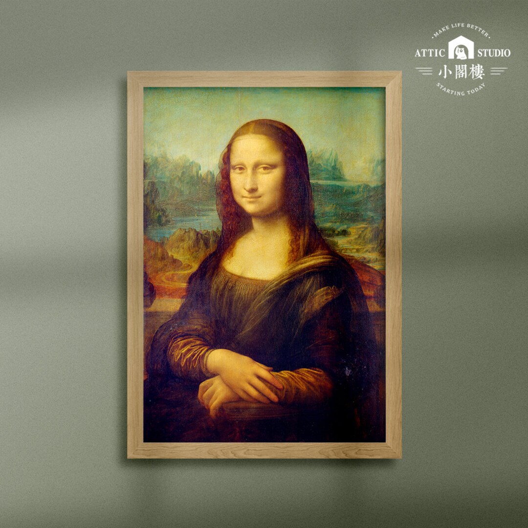 Leonardo Da Vinci Art Mona Lisa Poster Print A1 A2 A3 A4 A5 - Etsy