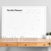 Digital Weekly Planner 2022 2023 Printable to Do List Horizontal ...