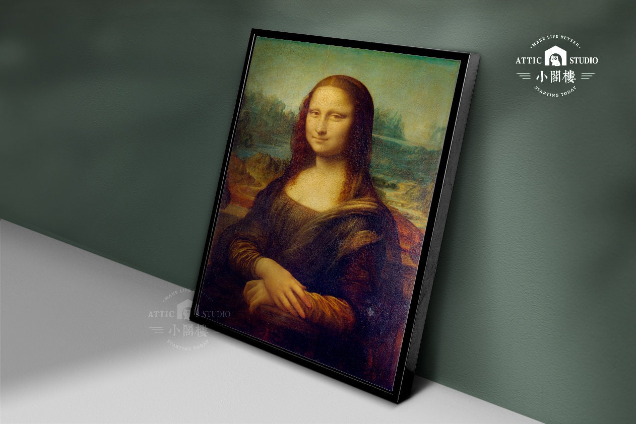 Leonardo Da Vinci Art Mona Lisa Poster Print A1 A2 A3 A4 A5 - Etsy