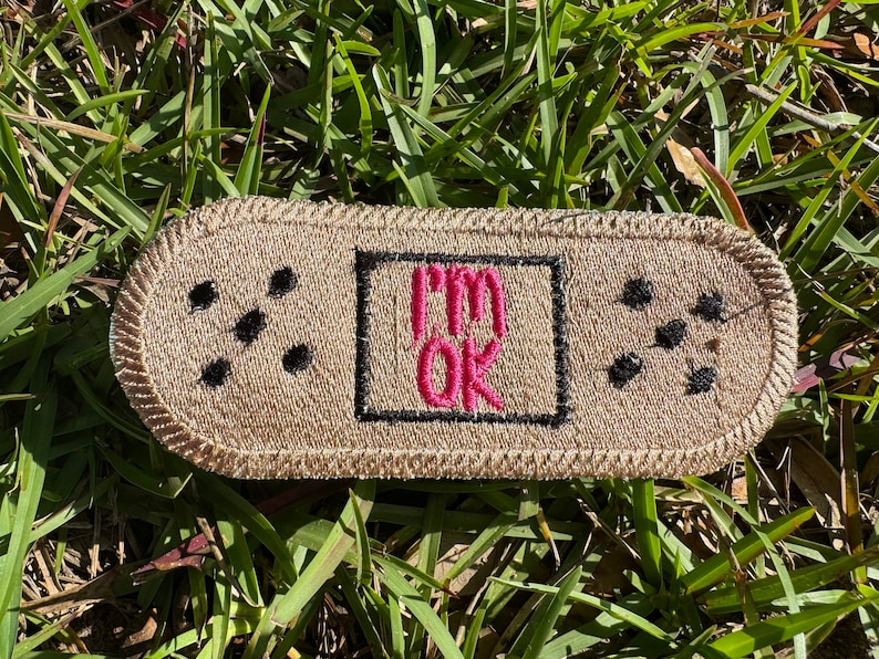 I’m Ok Bandaid Patch, Iron-on Patch, Patches for Hats, Trucker Hat ...