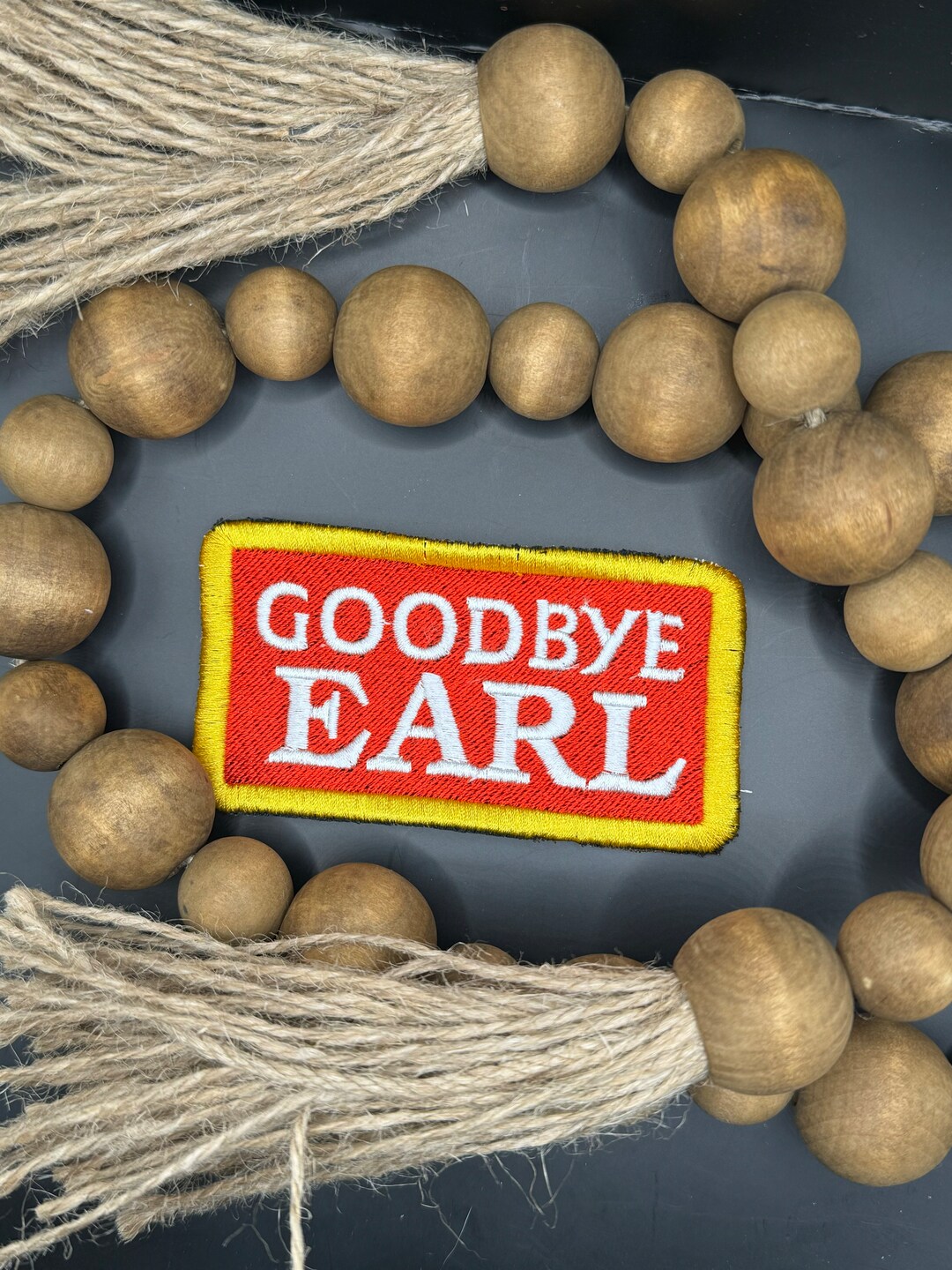Goodbye Earl Patch, Iron-on Patch, Patches for Hats, Trucker Hat ...