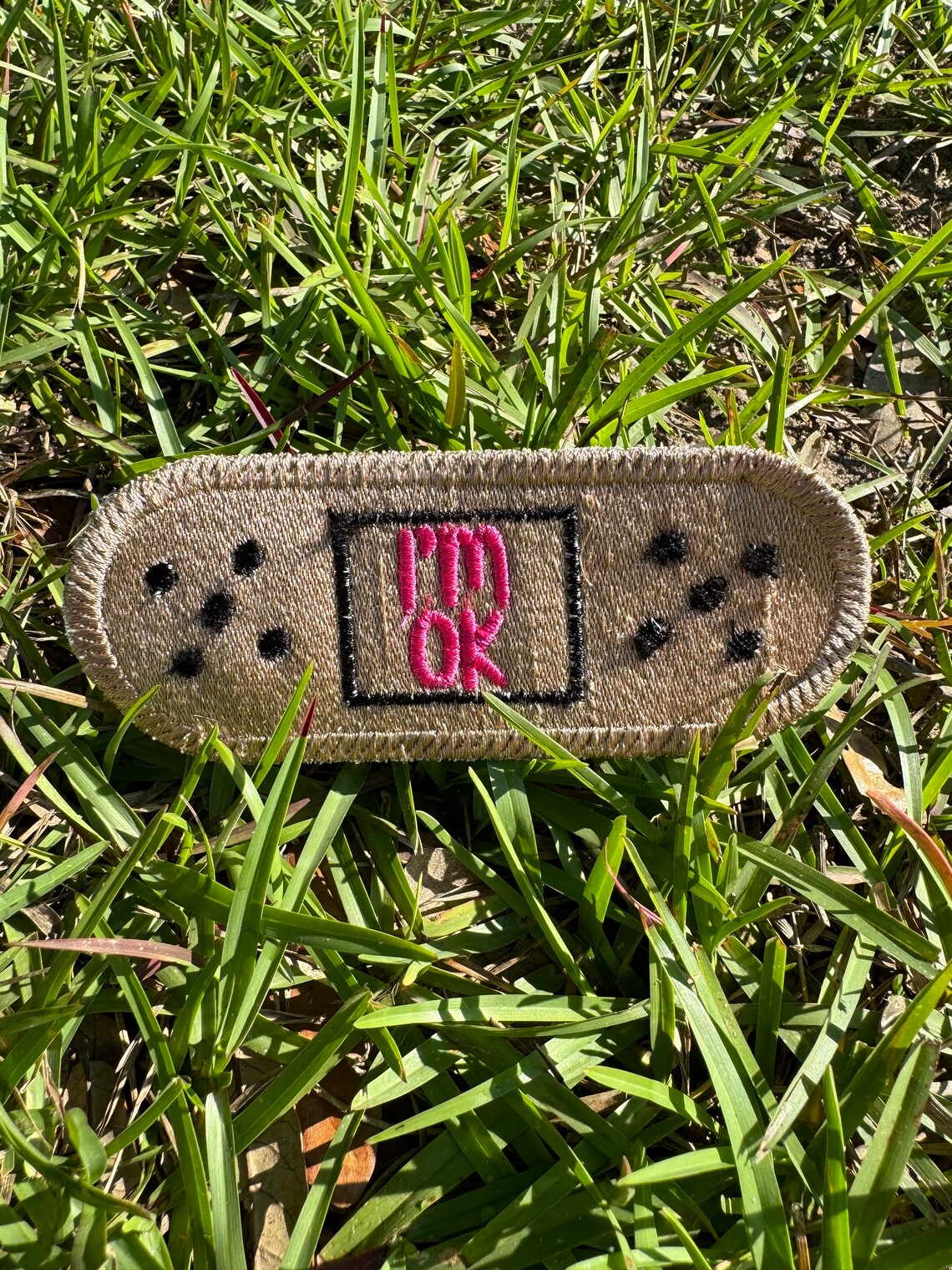 I’m Ok Bandaid Patch, Iron-on Patch, Patches for Hats, Trucker Hat ...
