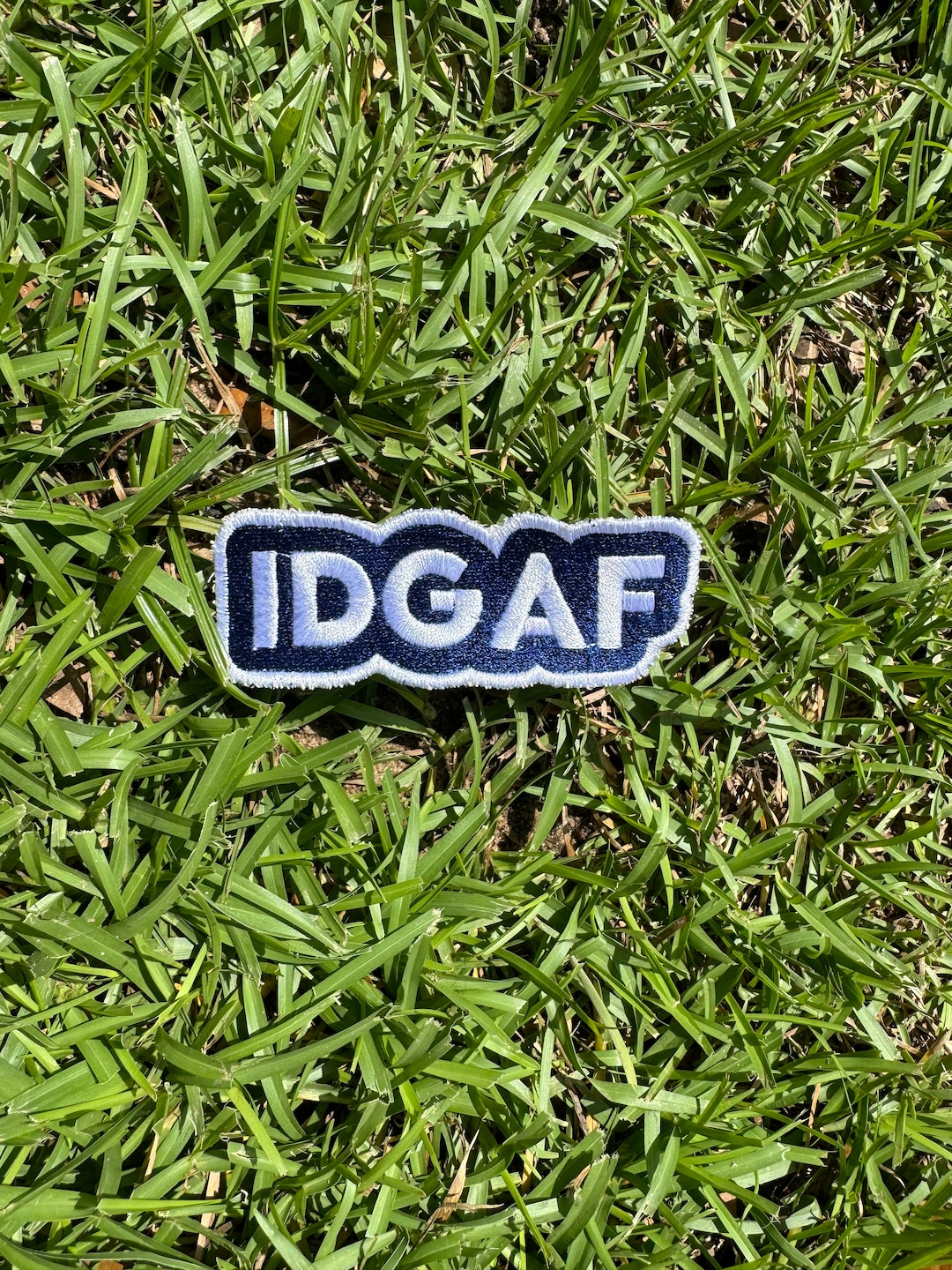 IDGAF Patch, Iron-on Patch, Patches for Hats, Trucker Hat Patches ...