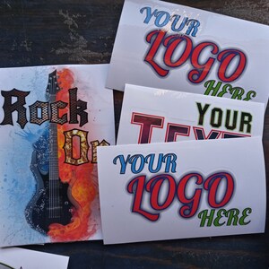 Custom Laminated Contour Cut Vinyl Stickers - Etsy