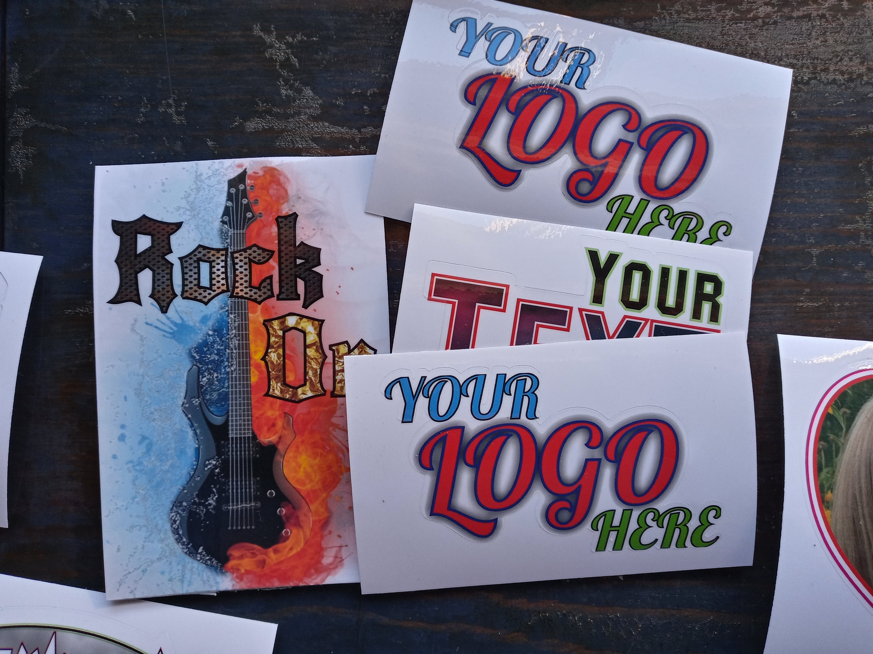 Custom Laminated Contour Cut Vinyl Stickers - Etsy