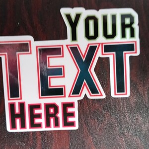 Custom Laminated Contour Cut Vinyl Stickers - Etsy