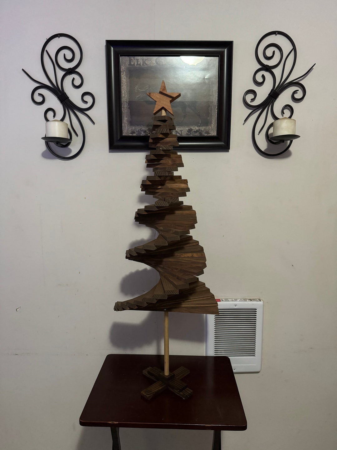 Walnut Christmas Tree - Etsy