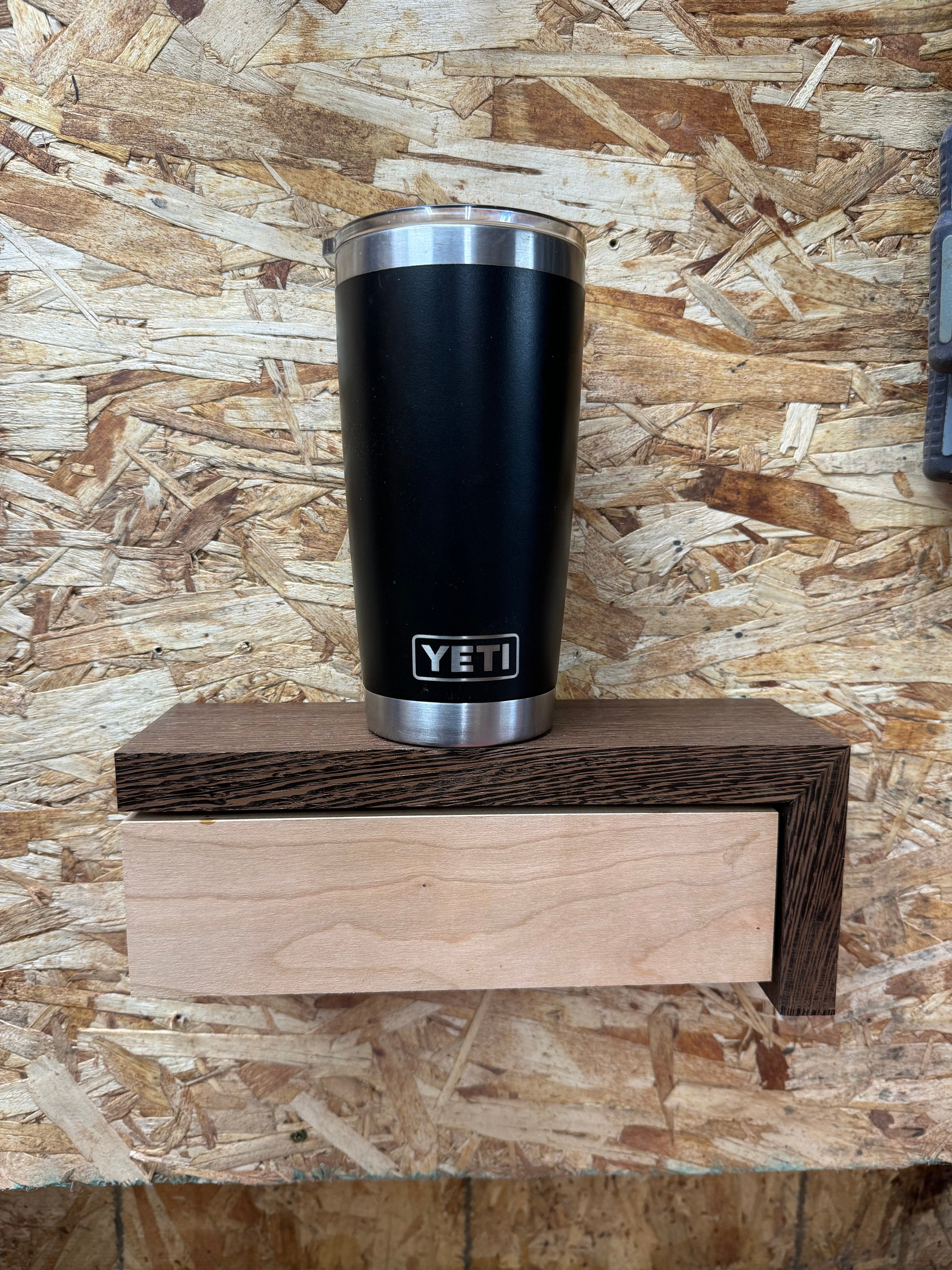 Floating Shelf W/ Magnetic Key Holder - Etsy