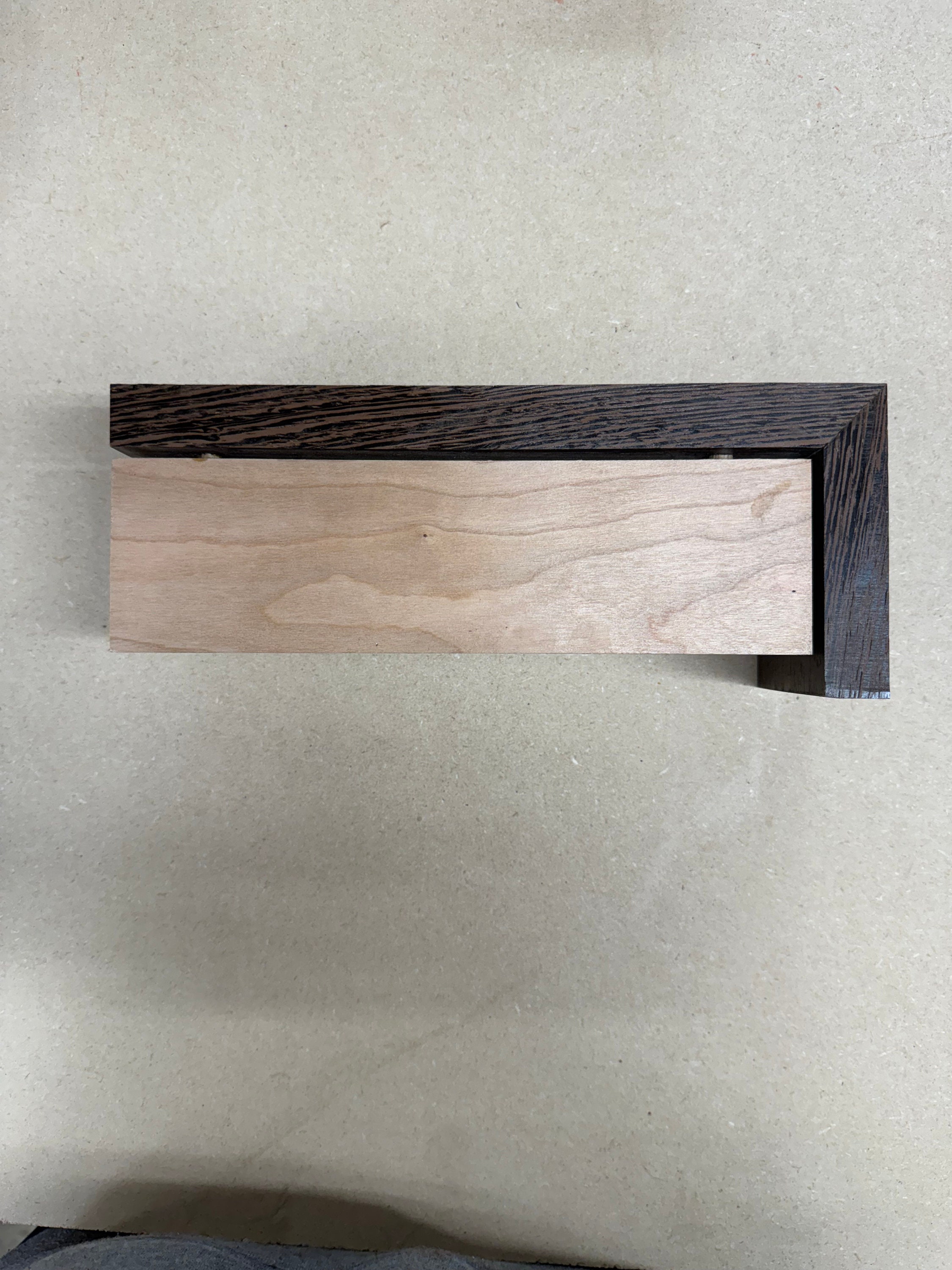 Floating Shelf W/ Magnetic Key Holder - Etsy