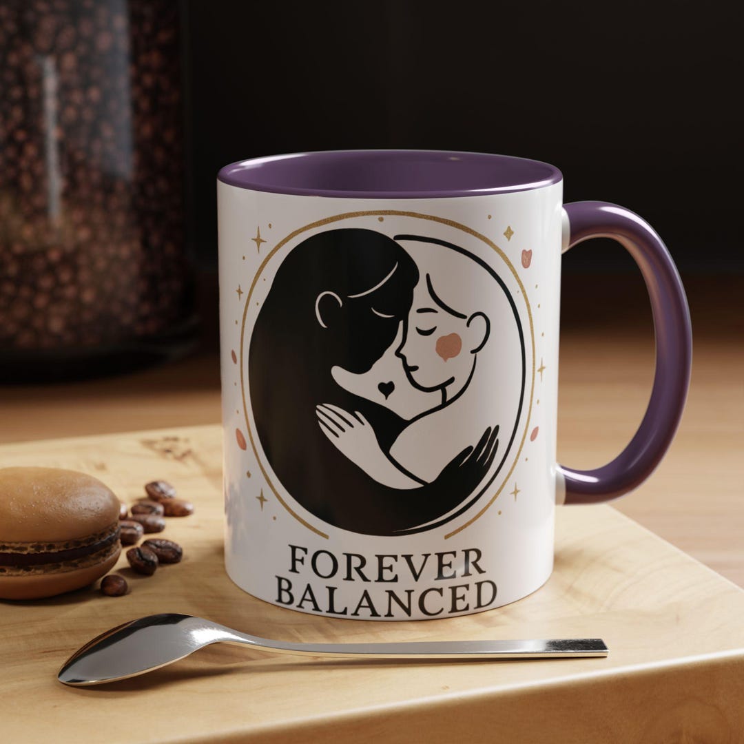 Forever Balanced Coffee Mug, Festive Christmas Fitness Gift - Etsy
