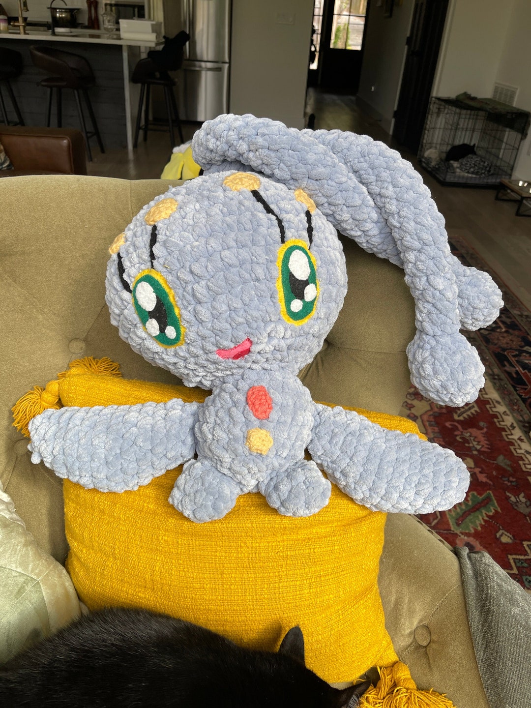 Life Size Manaphy Plush - Etsy