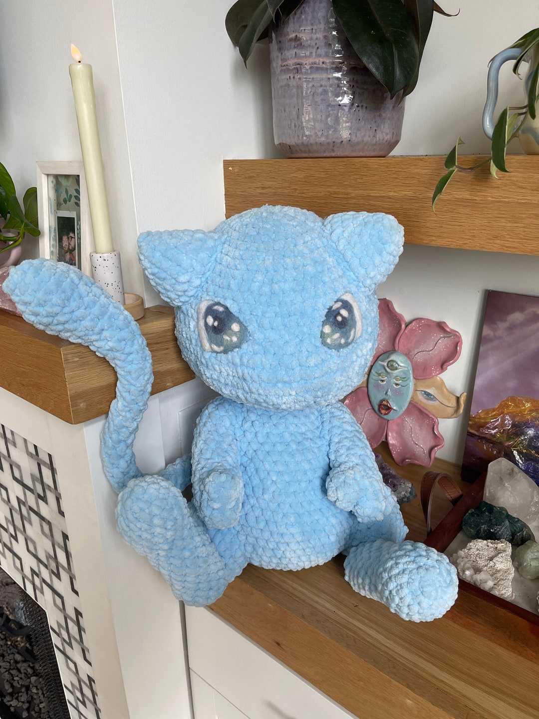 Life Size Shiny Mew Plush - Etsy