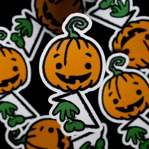 ASL pumpkin Sign Sticker | Etsy