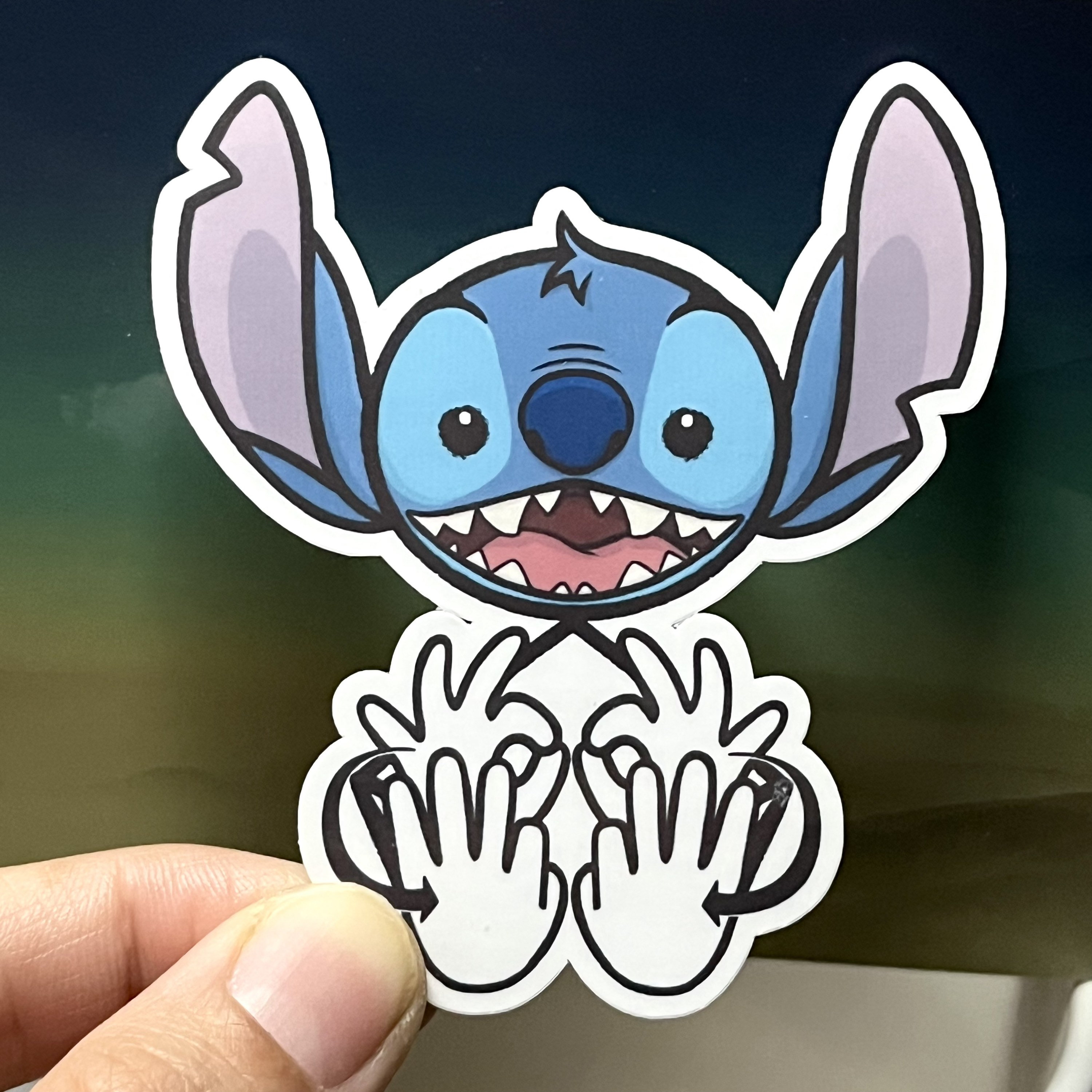 ASL family Stitch Sign Sticker - Etsy
