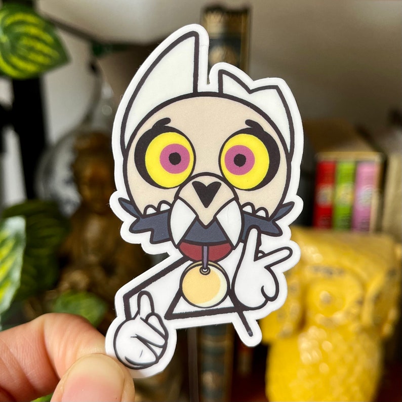 ASL king Demon Owl House Sign Sticker - Etsy