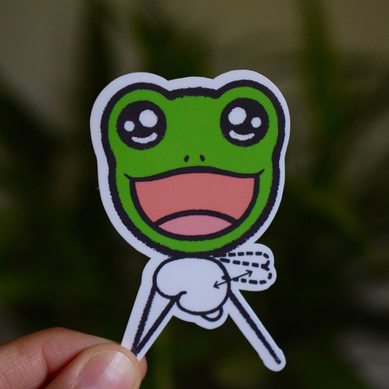 ASL frog Sign Sticker - Etsy