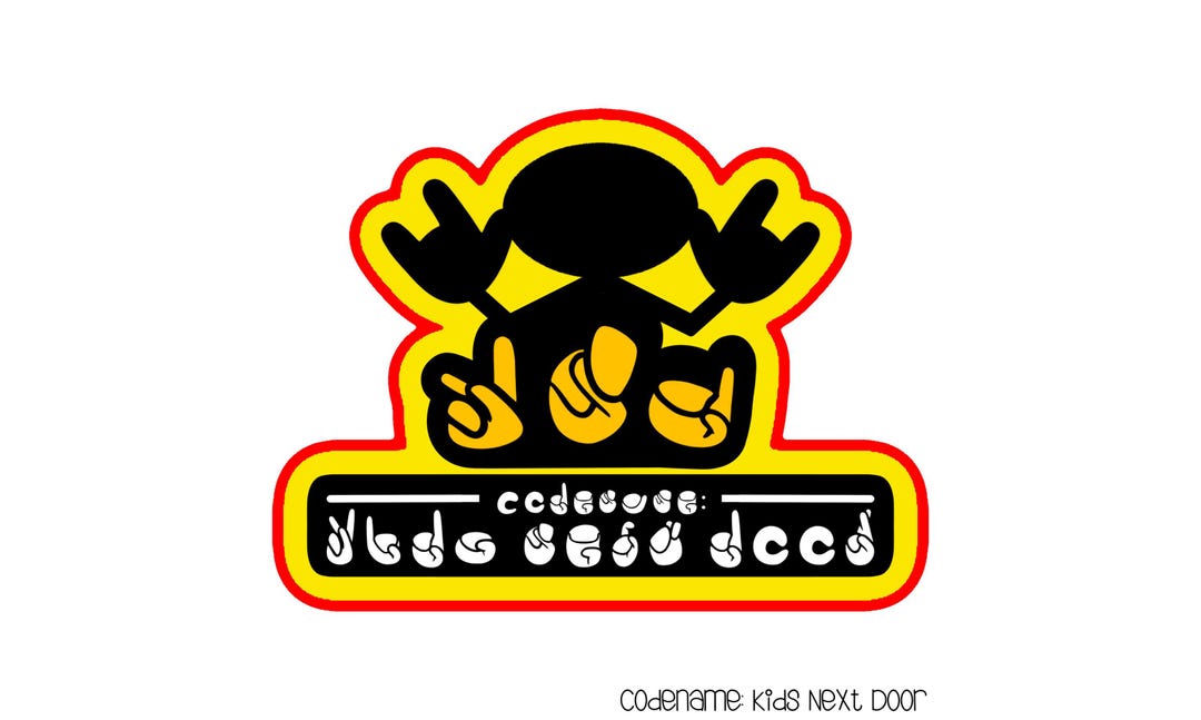 ASL Kidsnextdoor— “1-5” KND Sign Stickers - Etsy