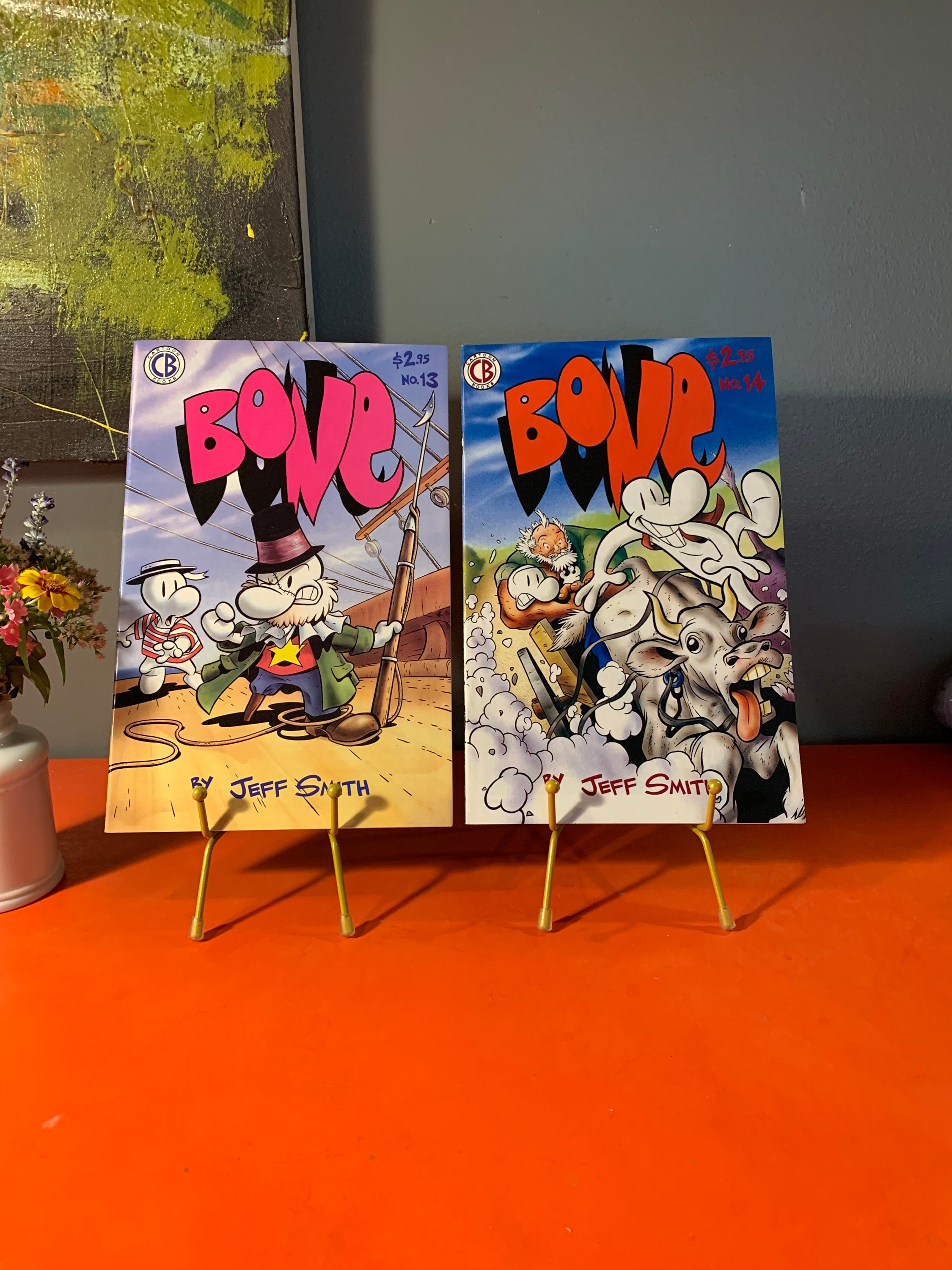 Vintage Bone Comic Volumes 13 & 14 by Cartoon Books - Etsy