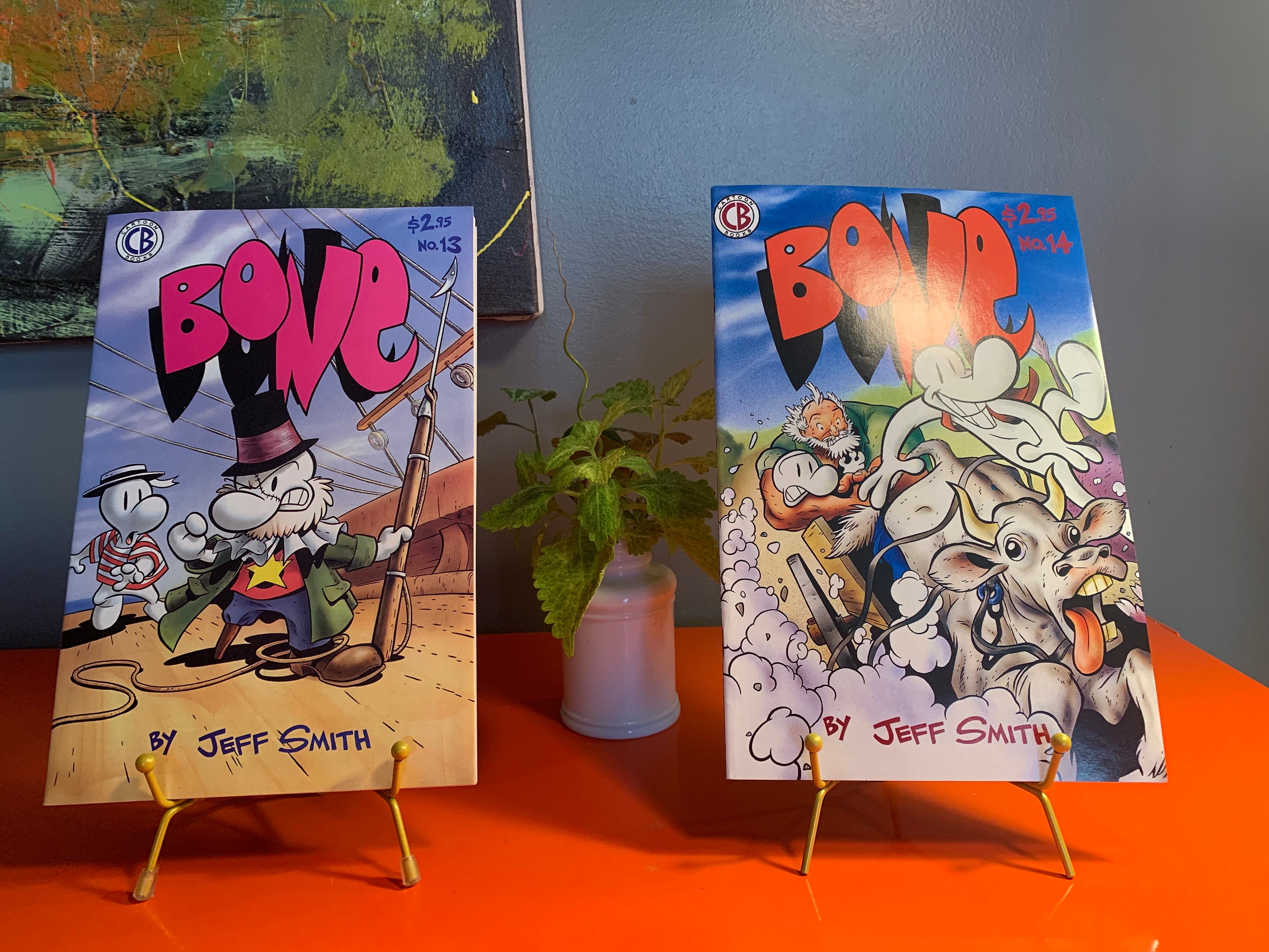 Vintage Bone Comic Volumes 13 & 14 by Cartoon Books - Etsy