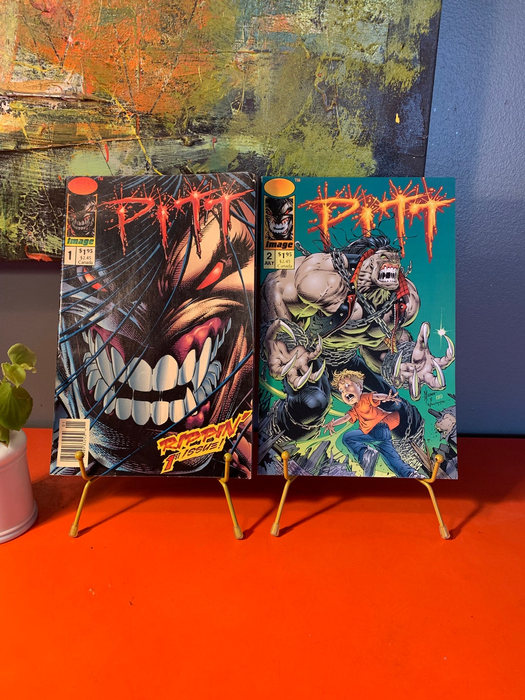 PITT #1 & #2 by Image Comics. 1993 Please Read the Description - Etsy