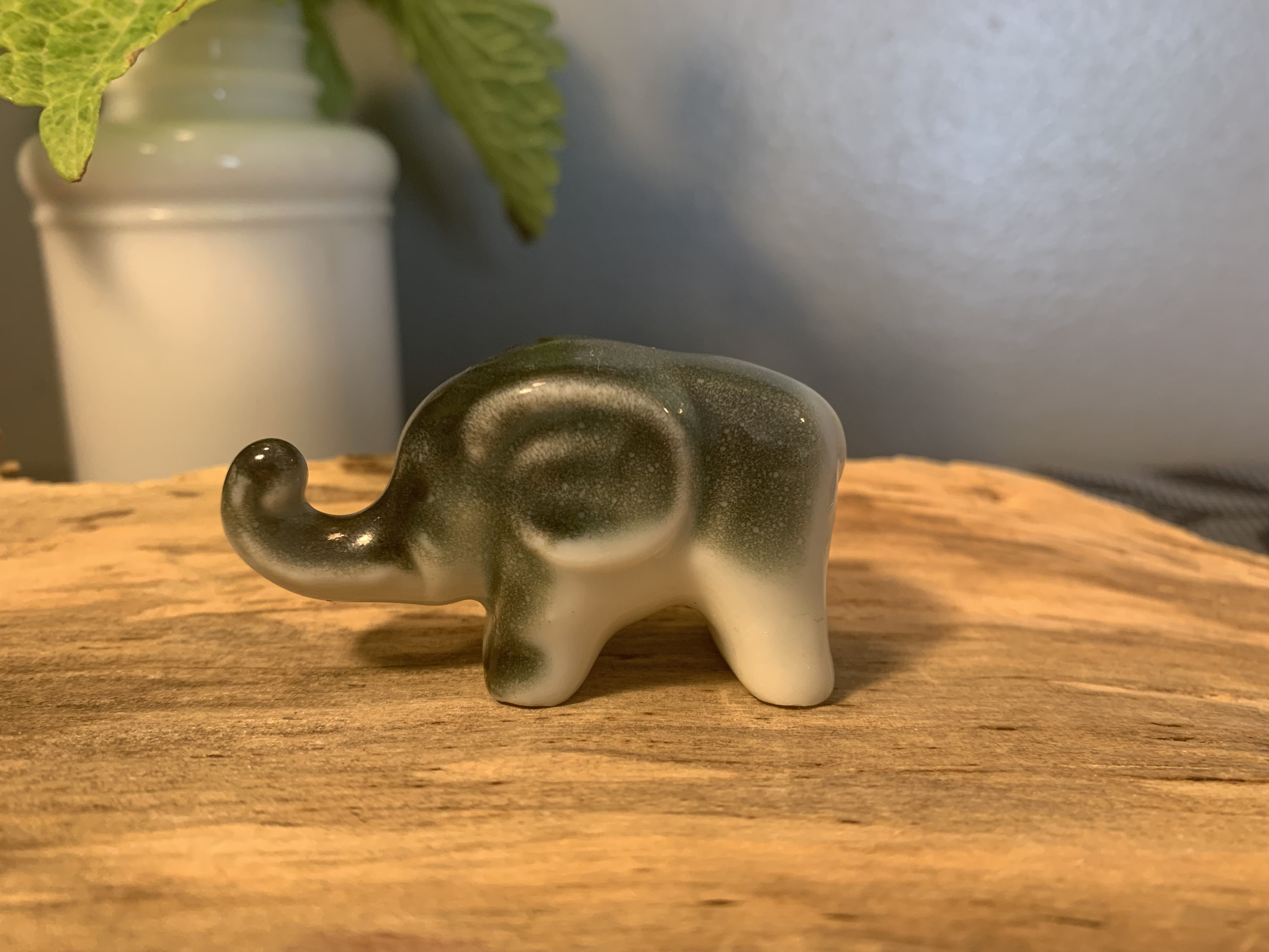 Vintage Mini Ceramic Elephant-made in Japan - Etsy