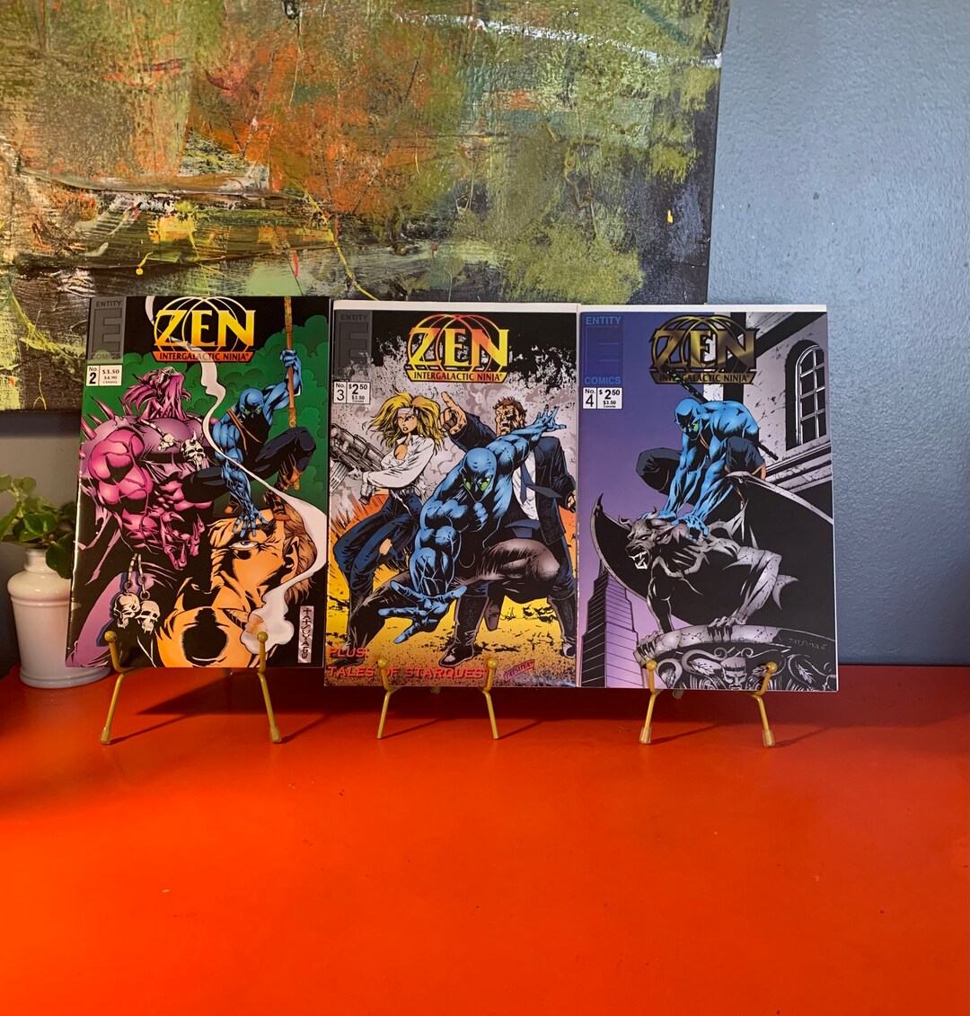 Vintage Comics: ZEN INTERGALACTIC NINJA #2 (dual Cover) #3 and #4. by ...