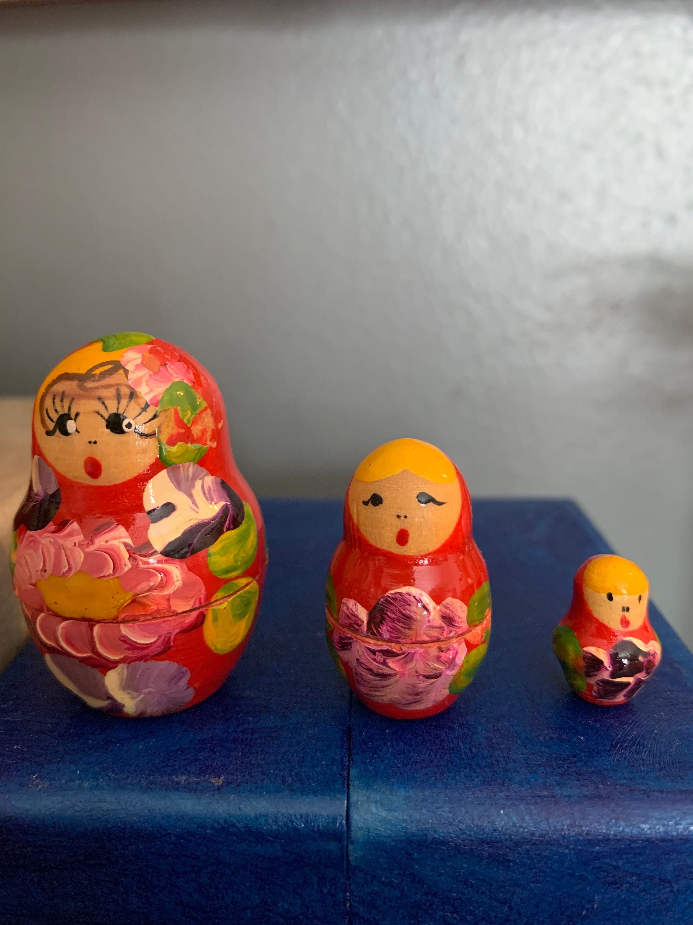 Vintage Handcrafted Ukranian Stacking Dolls. - Etsy