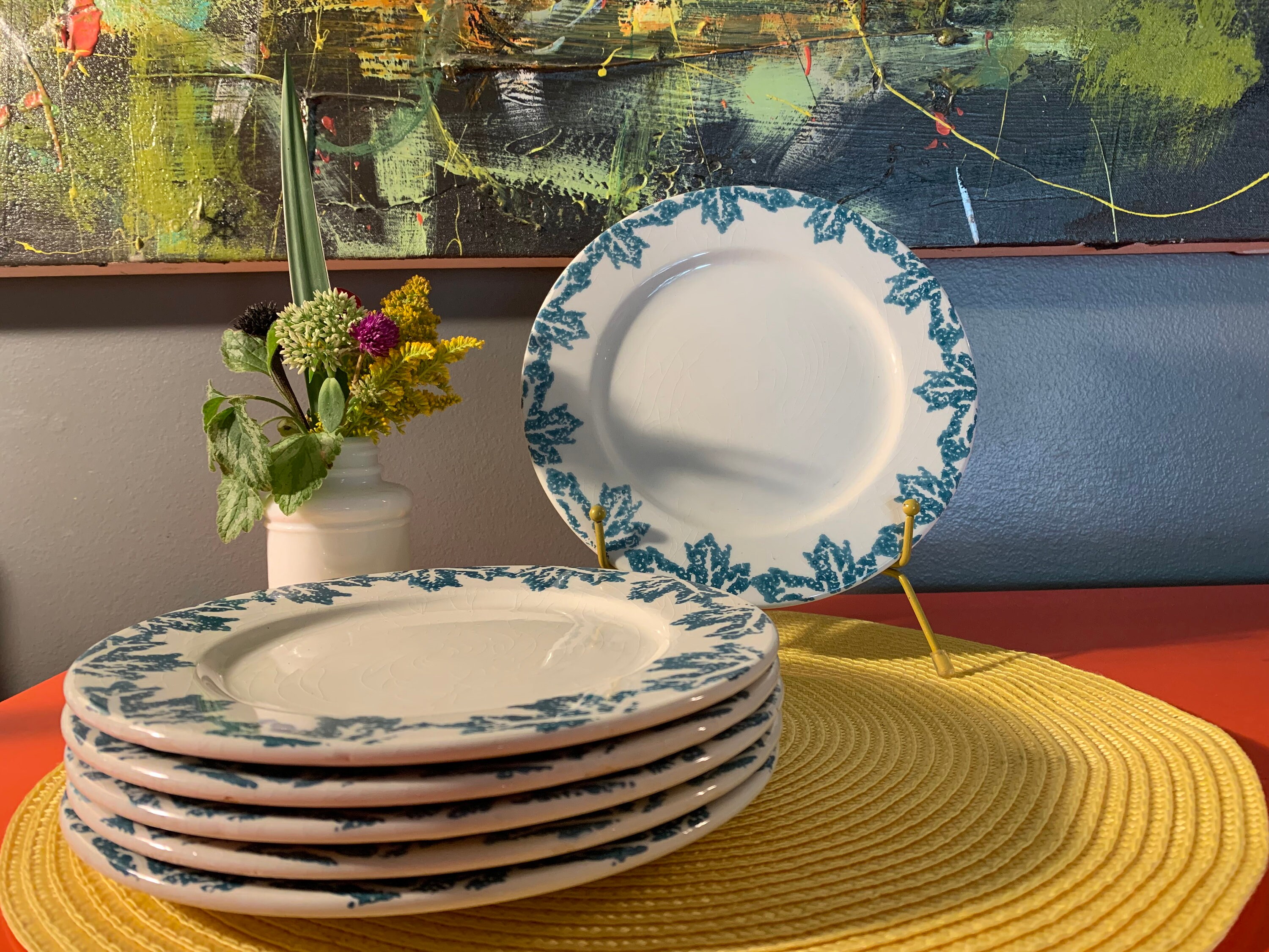 Vintage Decorato A Mano Italian Plates - Etsy