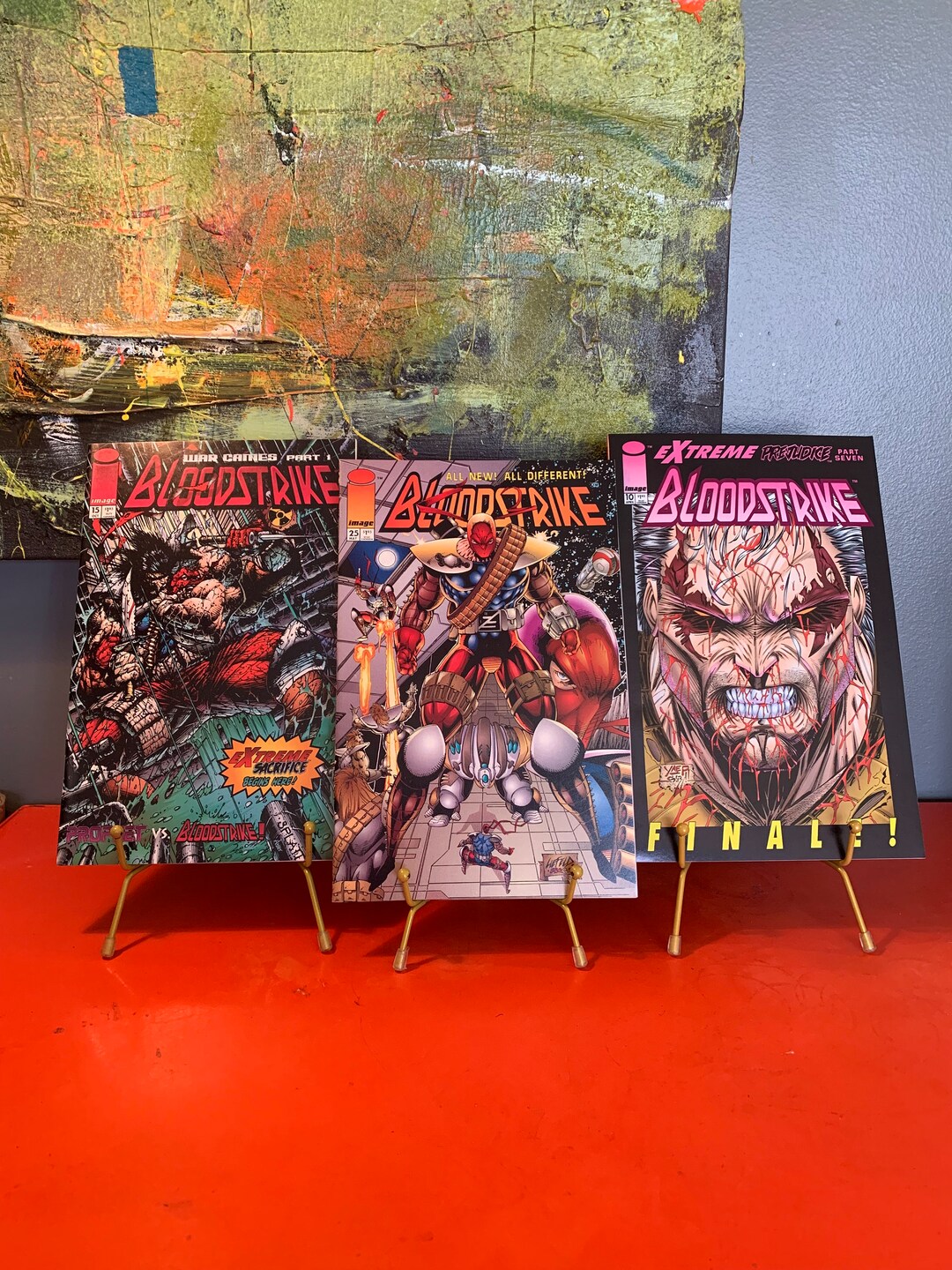Set of Vintage Comics BLOODSTRIKE: War Crimes Part 1 #15, BLOODSTRIKE ...