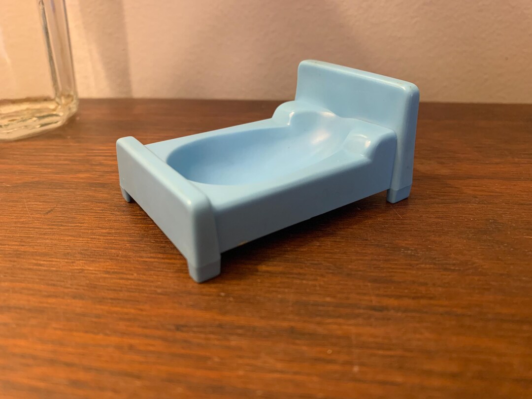 Vintage Hasbro Weeble Wobble 1973 Blue Bed - Etsy