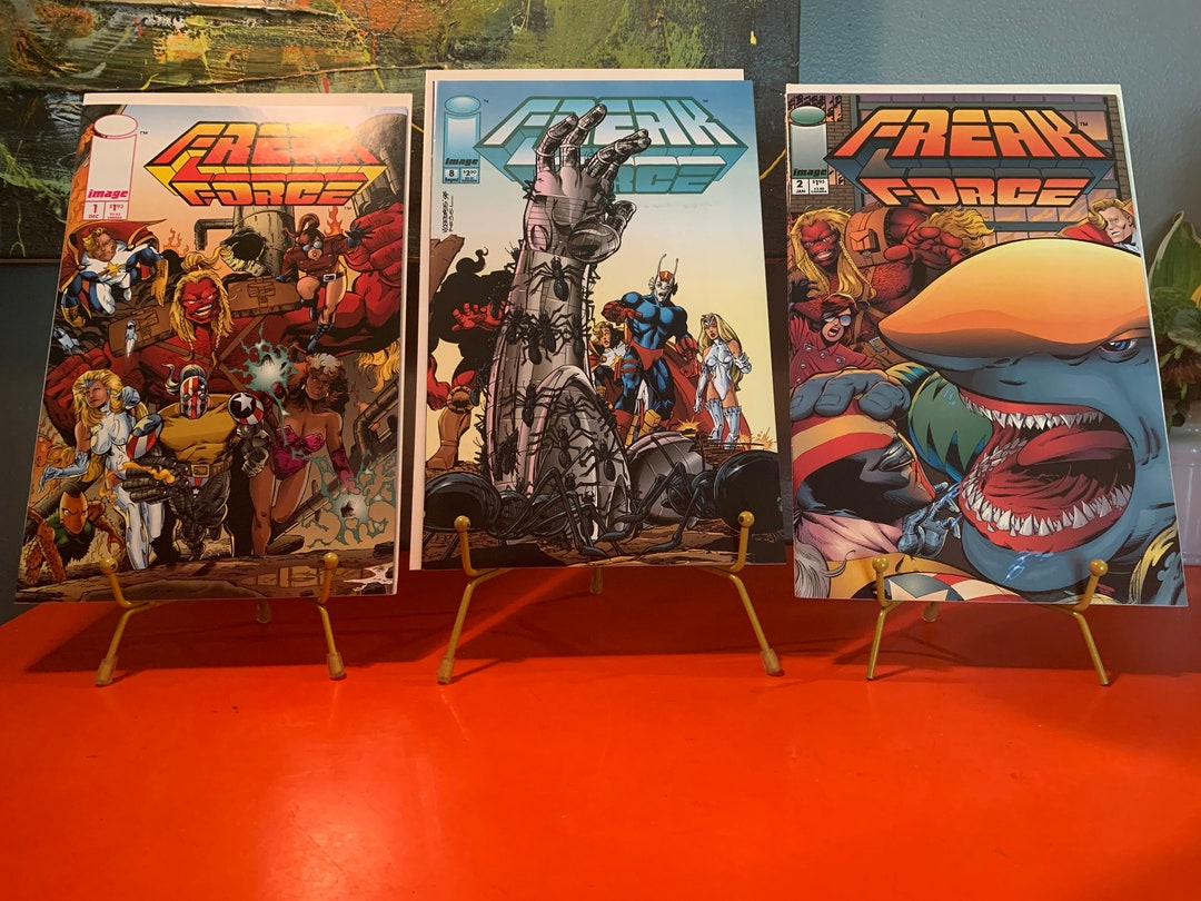 Vintage Image Freak Force Comics, Issues 1, 2 & 8 - Etsy