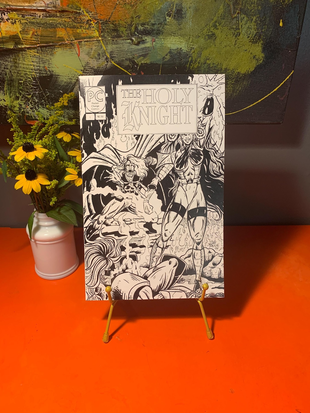 Vintage Comic the Holy Knight #3 by Pocket Change Comics - Etsy