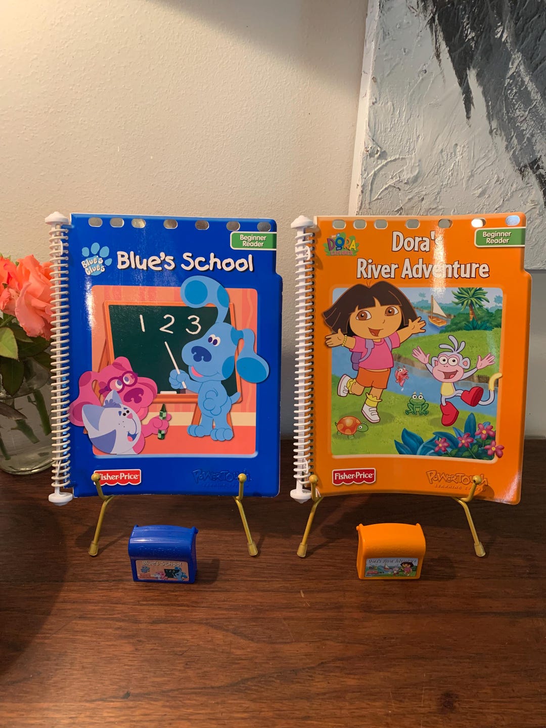Vintage Fisher Price Power Touch Library. Blues School & Dora's River ...