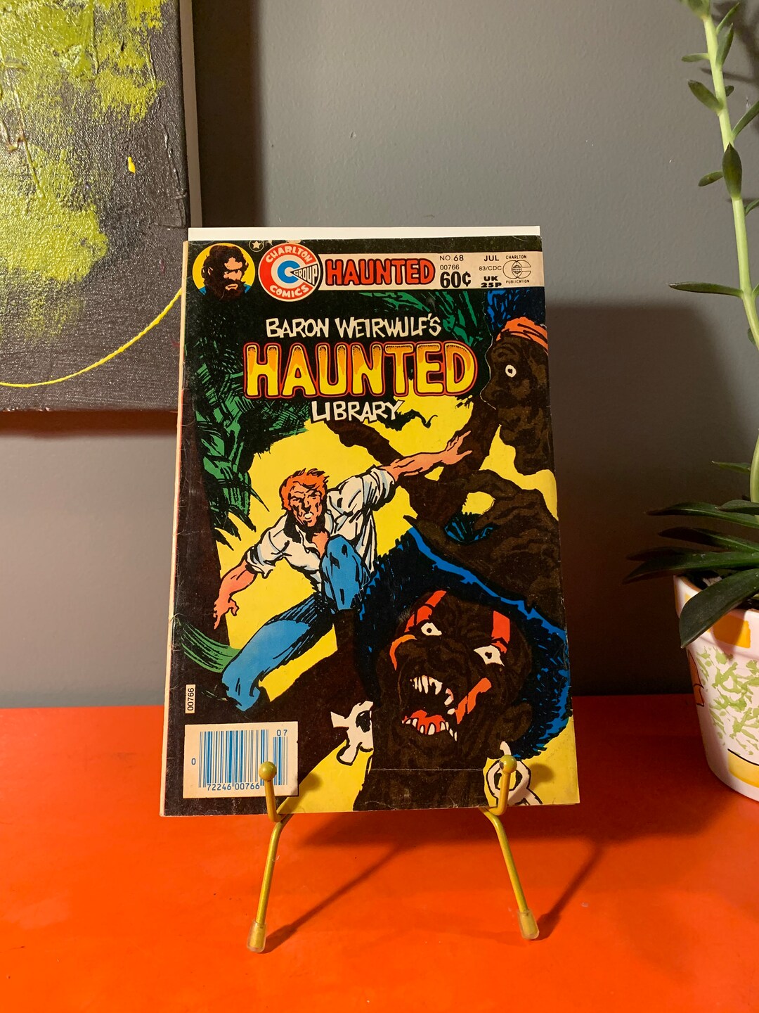 Vintage Comic Baron Weirwulf's HAUNTED LIBRARY #68,1983 by Charlton ...