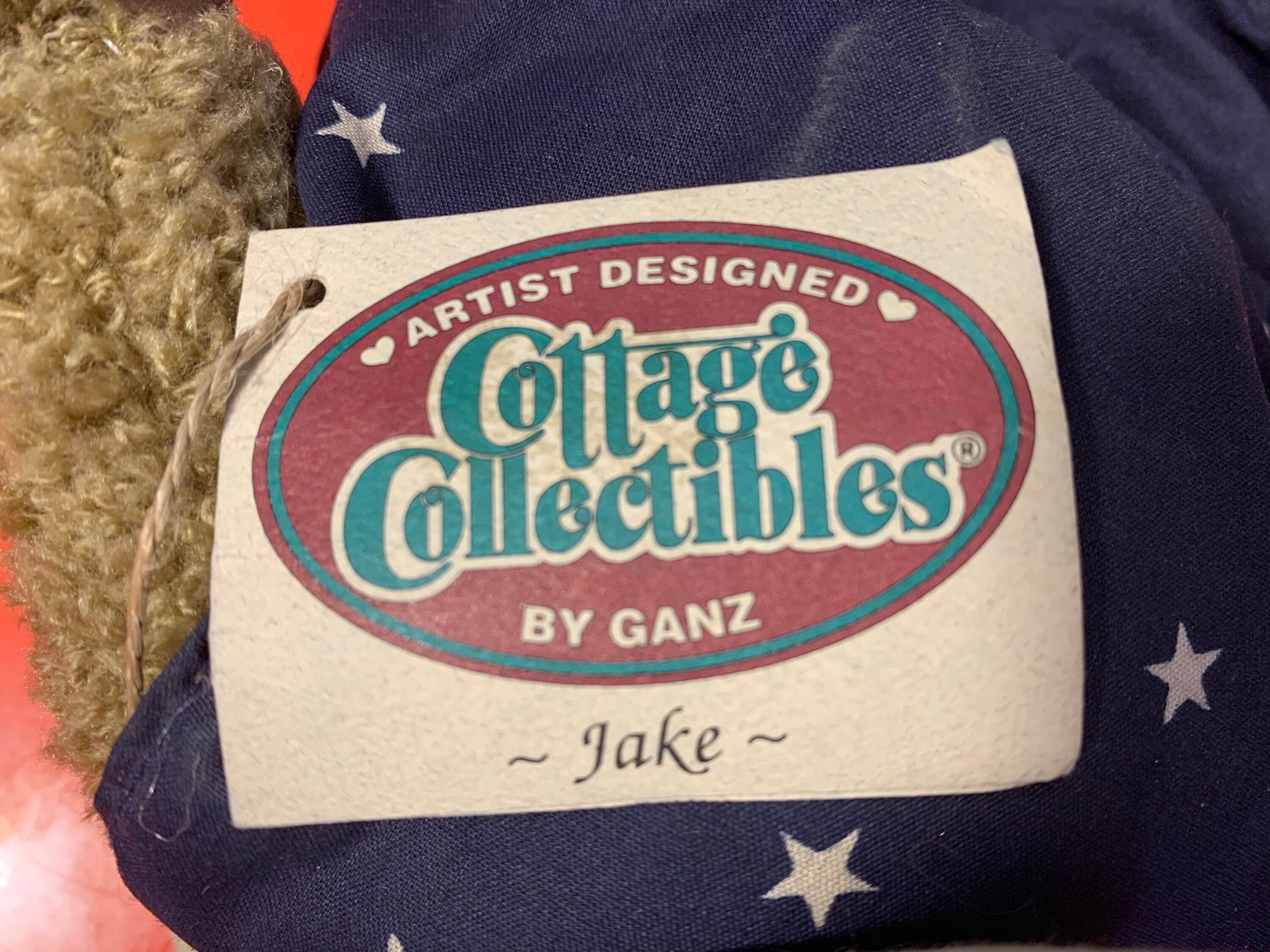 Vintage 1995 GANZ Cottage Collectibles Jake Bear - Etsy