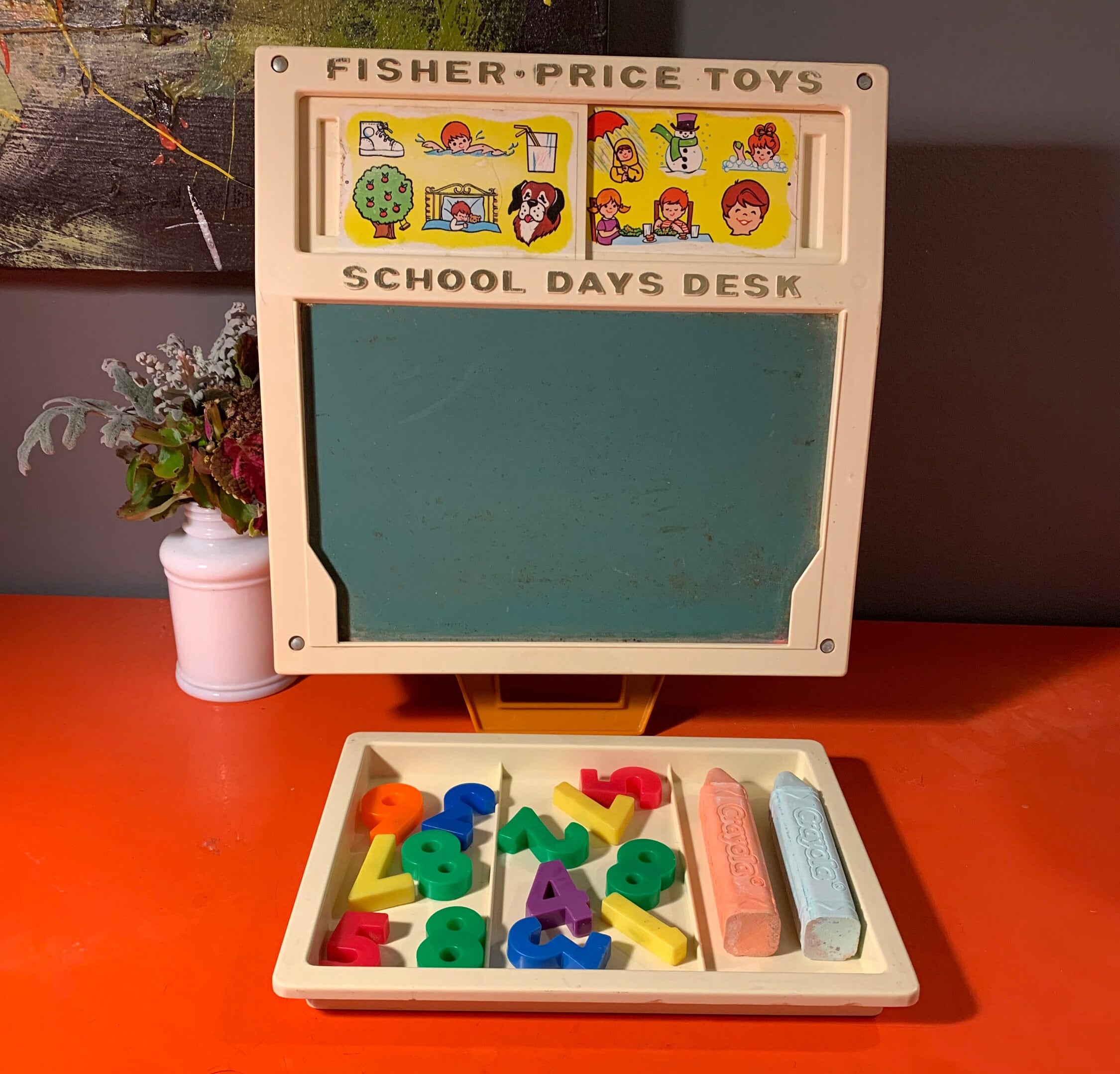 Vintage Fisher Price School Days Desk. 1974. Please Read the ...