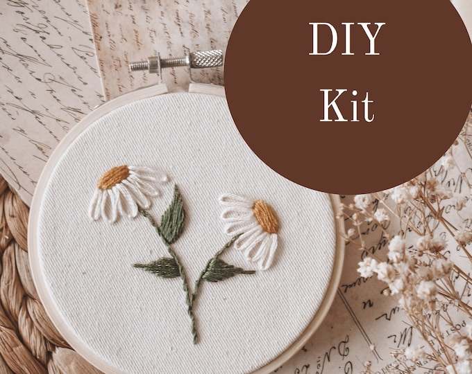 Embroidery Kit - Hand Embroidery DIY - Autumn Embroidery Pattern ...