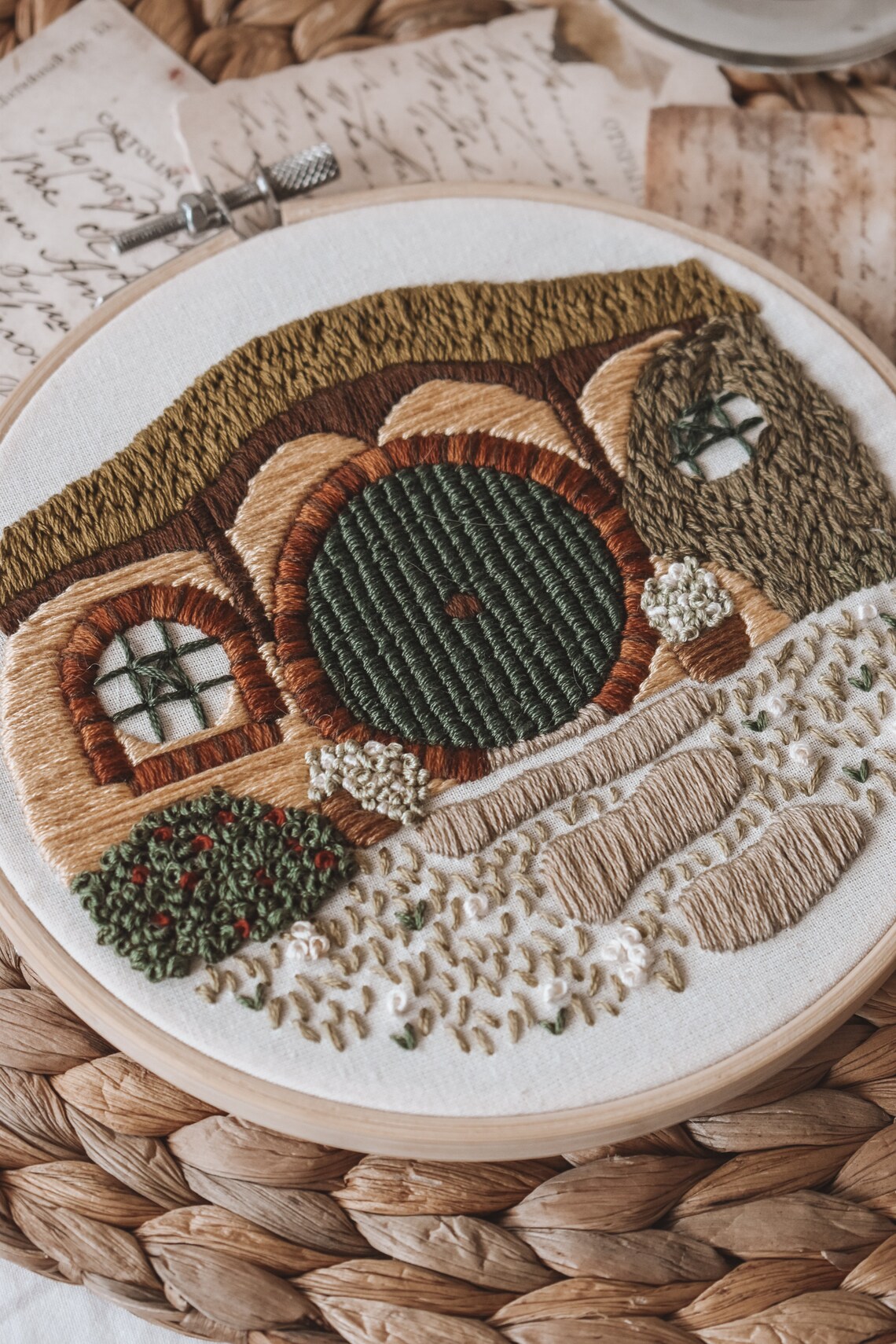 Embroidery Pattern - Hand Embroidery Pattern - Hobbit Embroidery ...