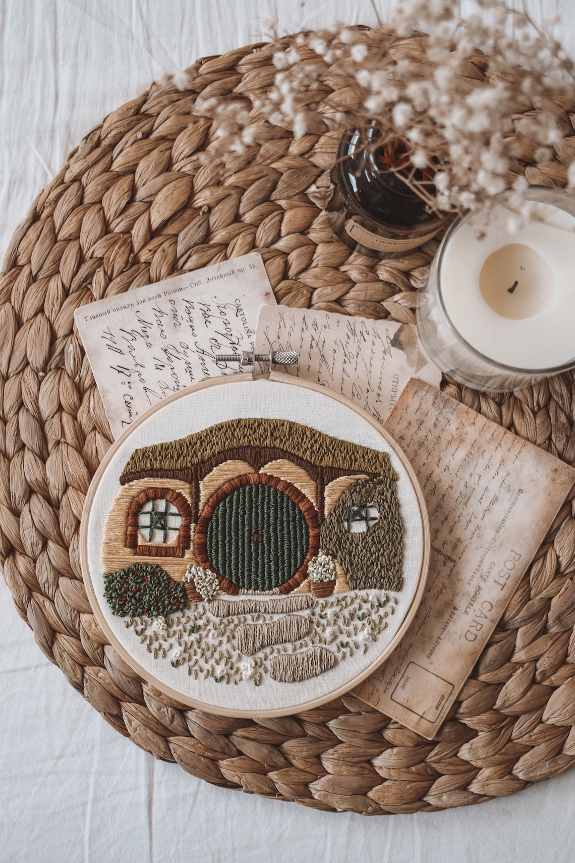 Embroidery Pattern - Hand Embroidery Pattern - Hobbit Embroidery ...