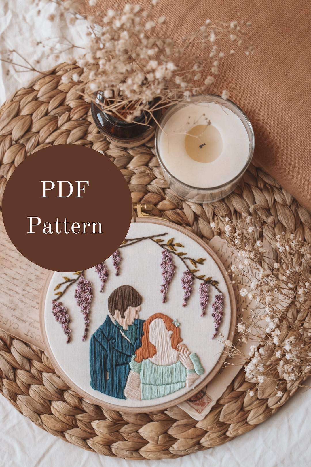Hand Embroidery Pattern -bridgerton Embroidery Pattern - Hand ...