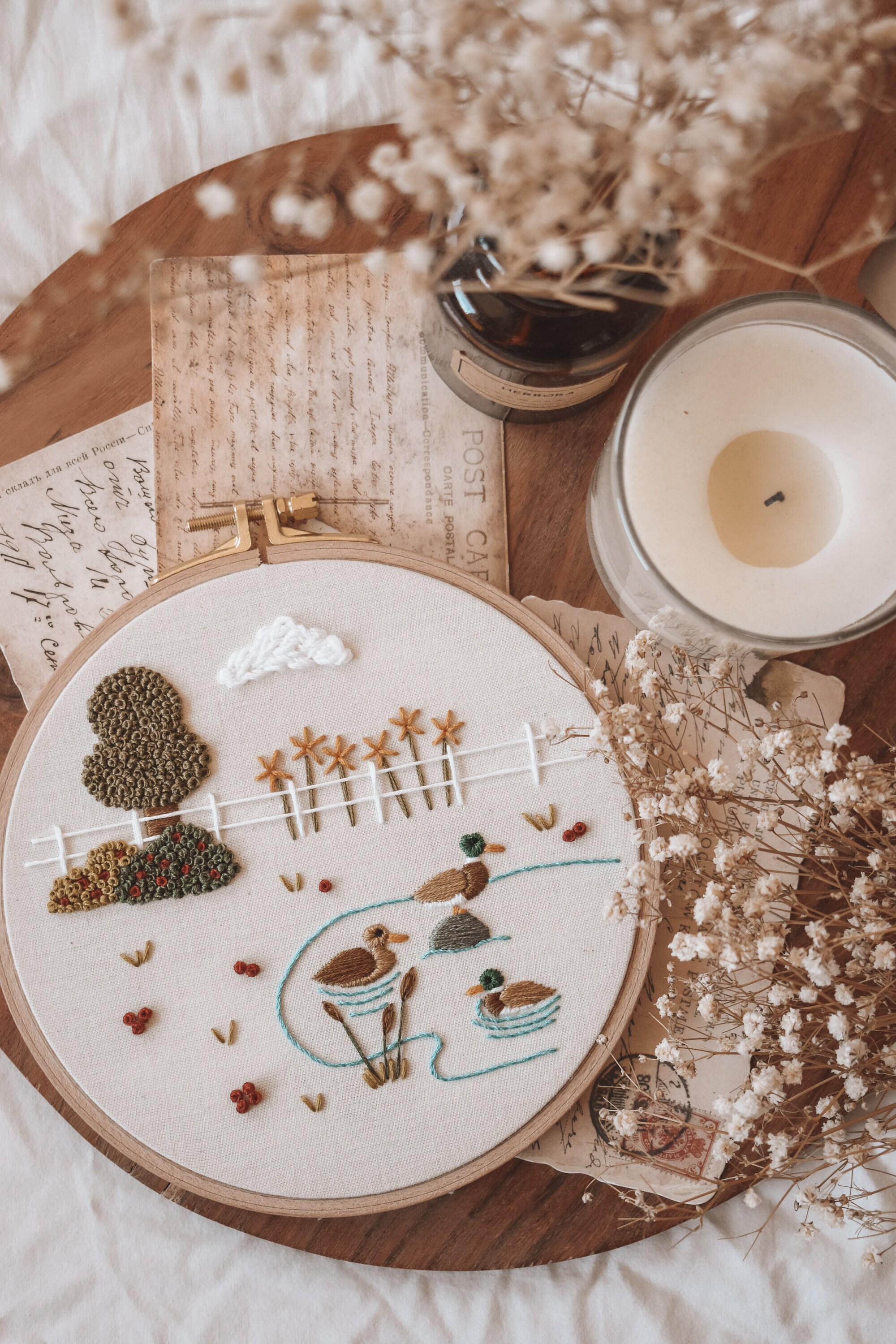 Embroidery Pattern Hand Embroidery Patterns PDF Duck - Etsy