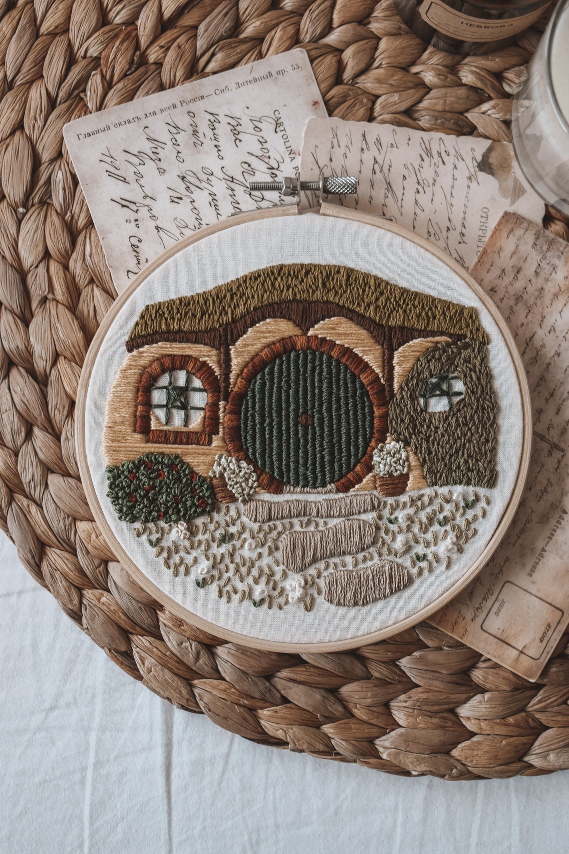 Embroidery Pattern - Hand Embroidery Pattern - Hobbit Embroidery ...