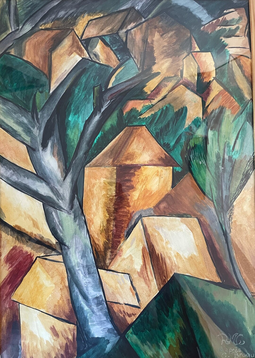 Cubism and Trees - Etsy