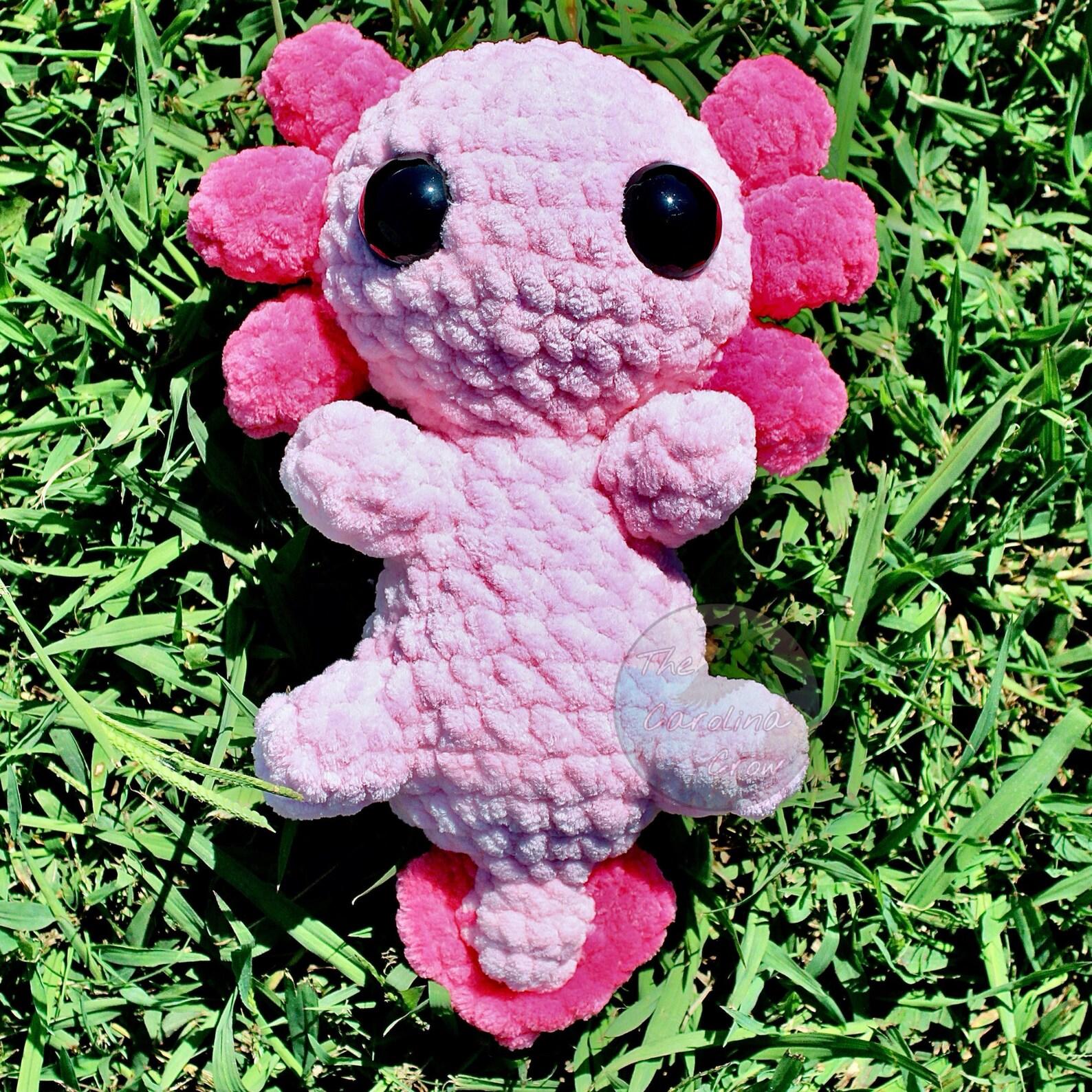 Axolotl Crochet Plushie Cute Stuffed Animal Valentines Plushies Jumbo ...