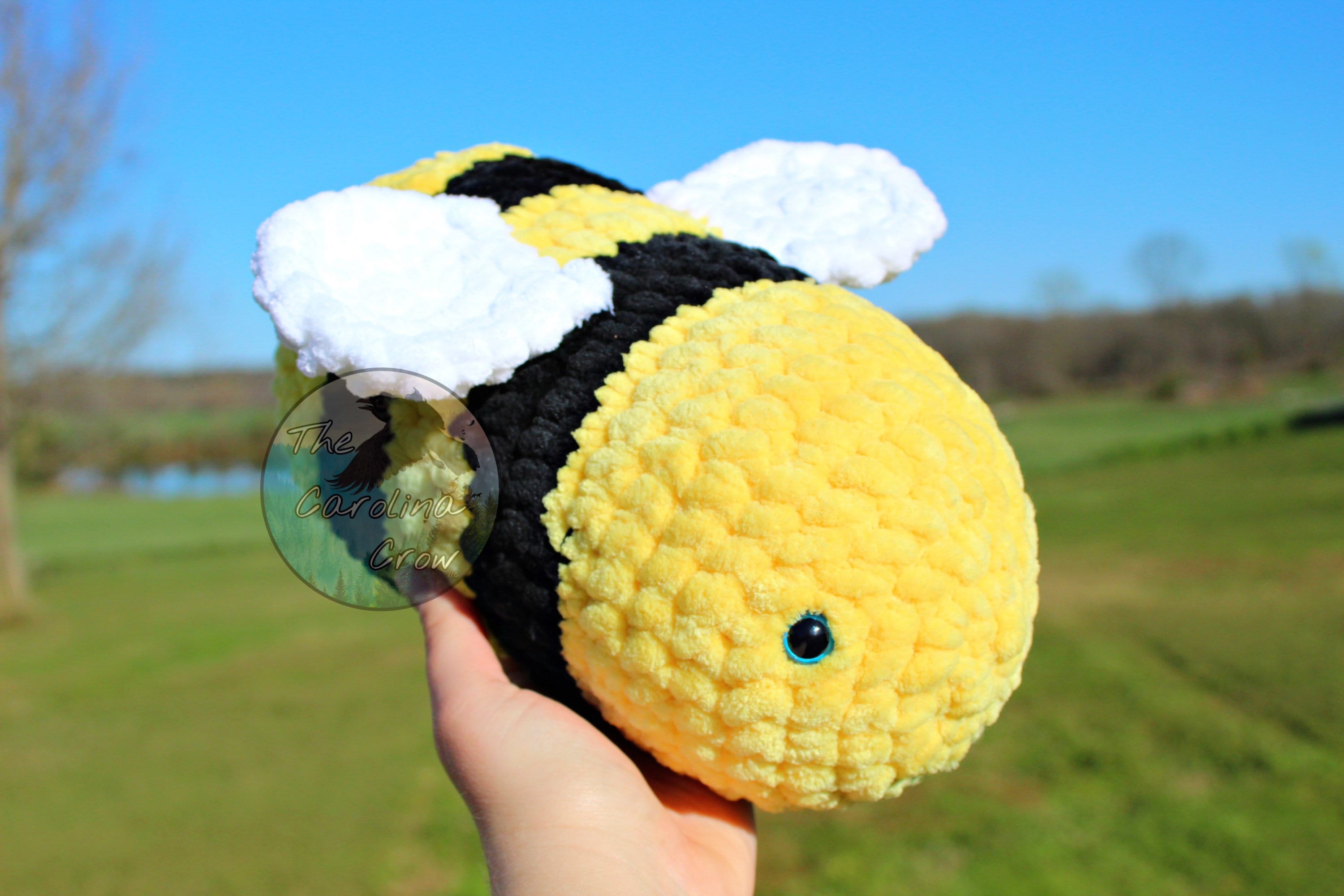 Jumbo Bee Plushie Bee Plush Bee Plushy Chonky Bee Stuffed Animal ...