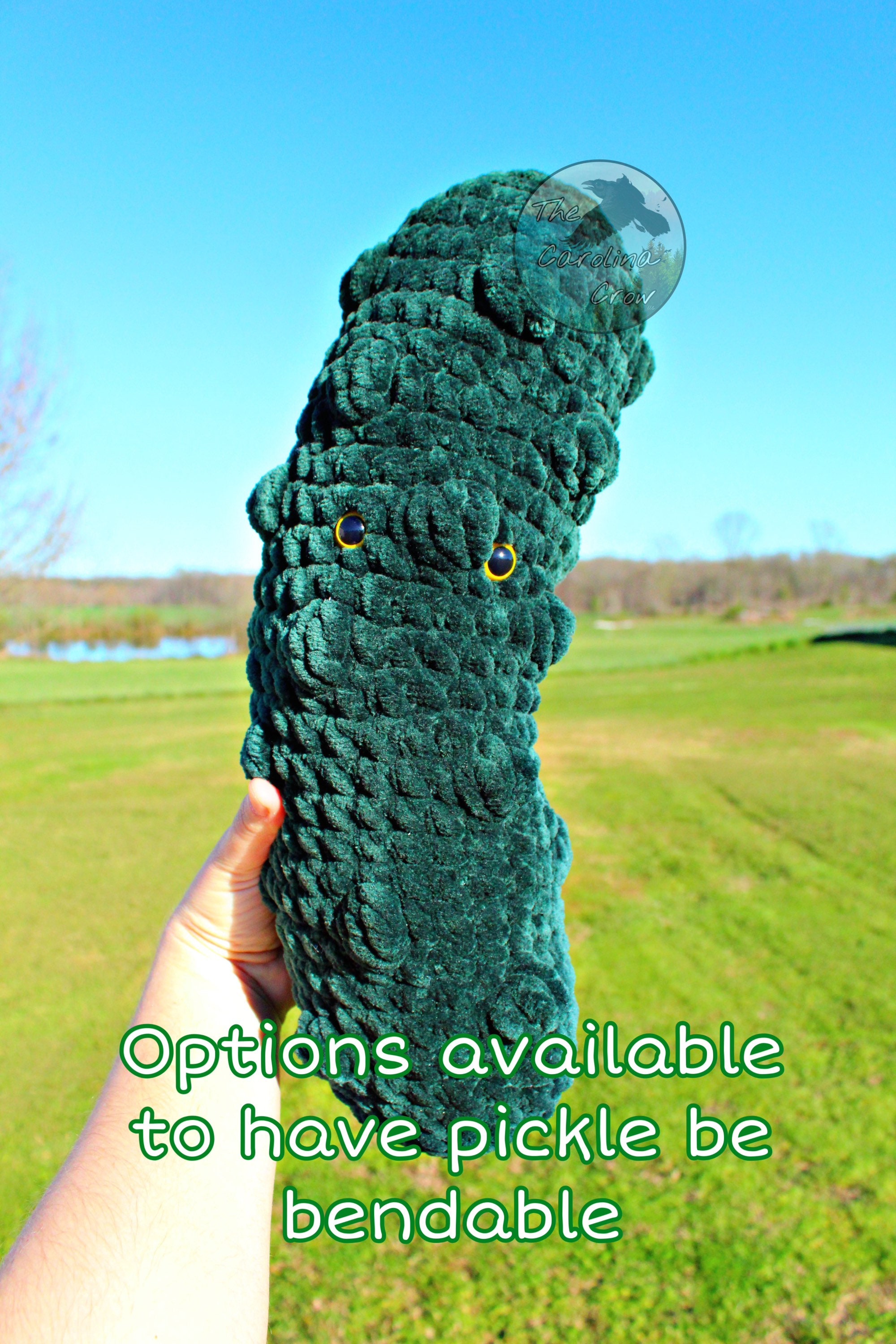 Jumbo Pickle Plushie Pickle Plush Crochet Pickle Plushie Pickle Boy ...