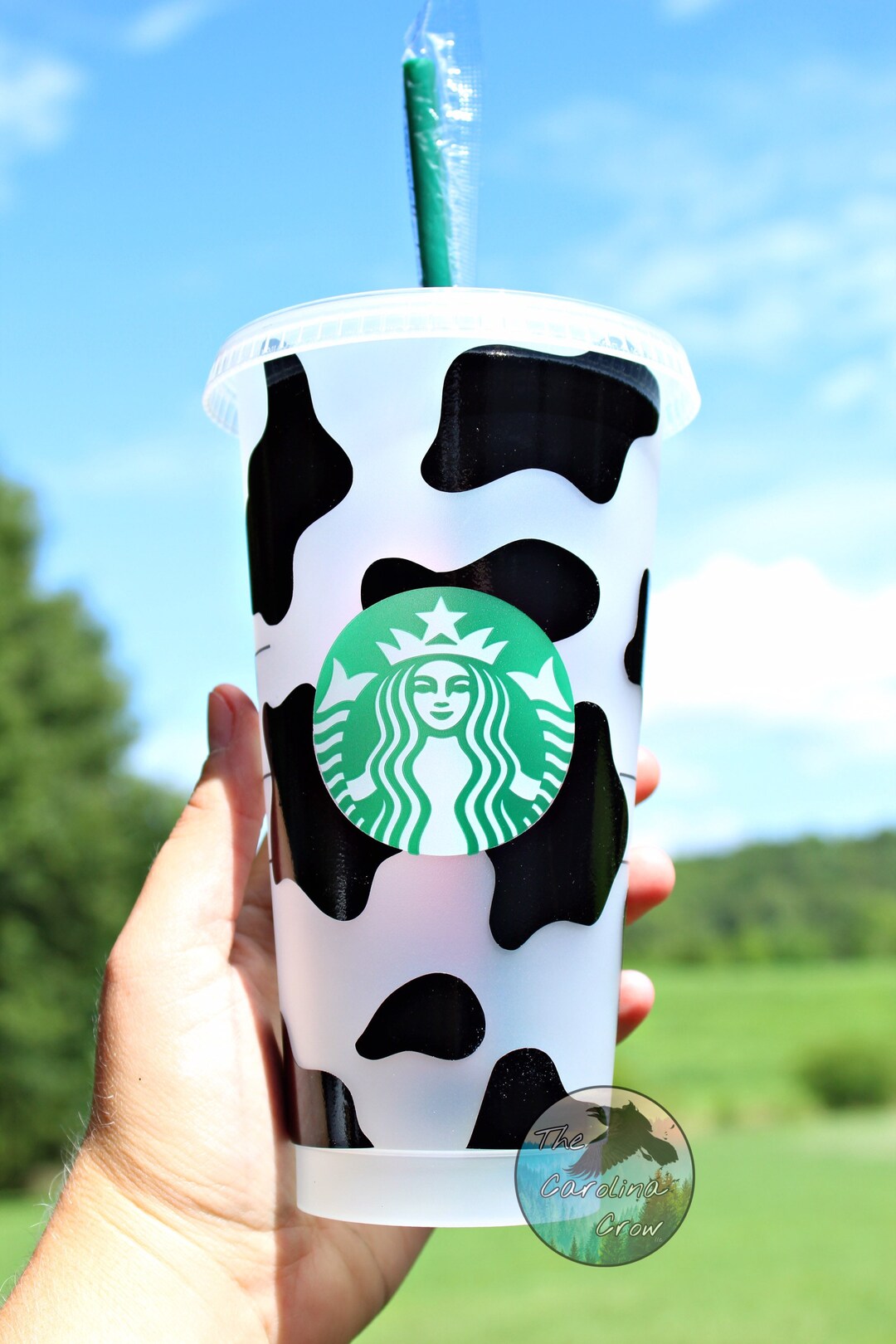 Cow Print Starbucks Cup Custom Starbucks Cup Cow Print Tumbler Cup ...