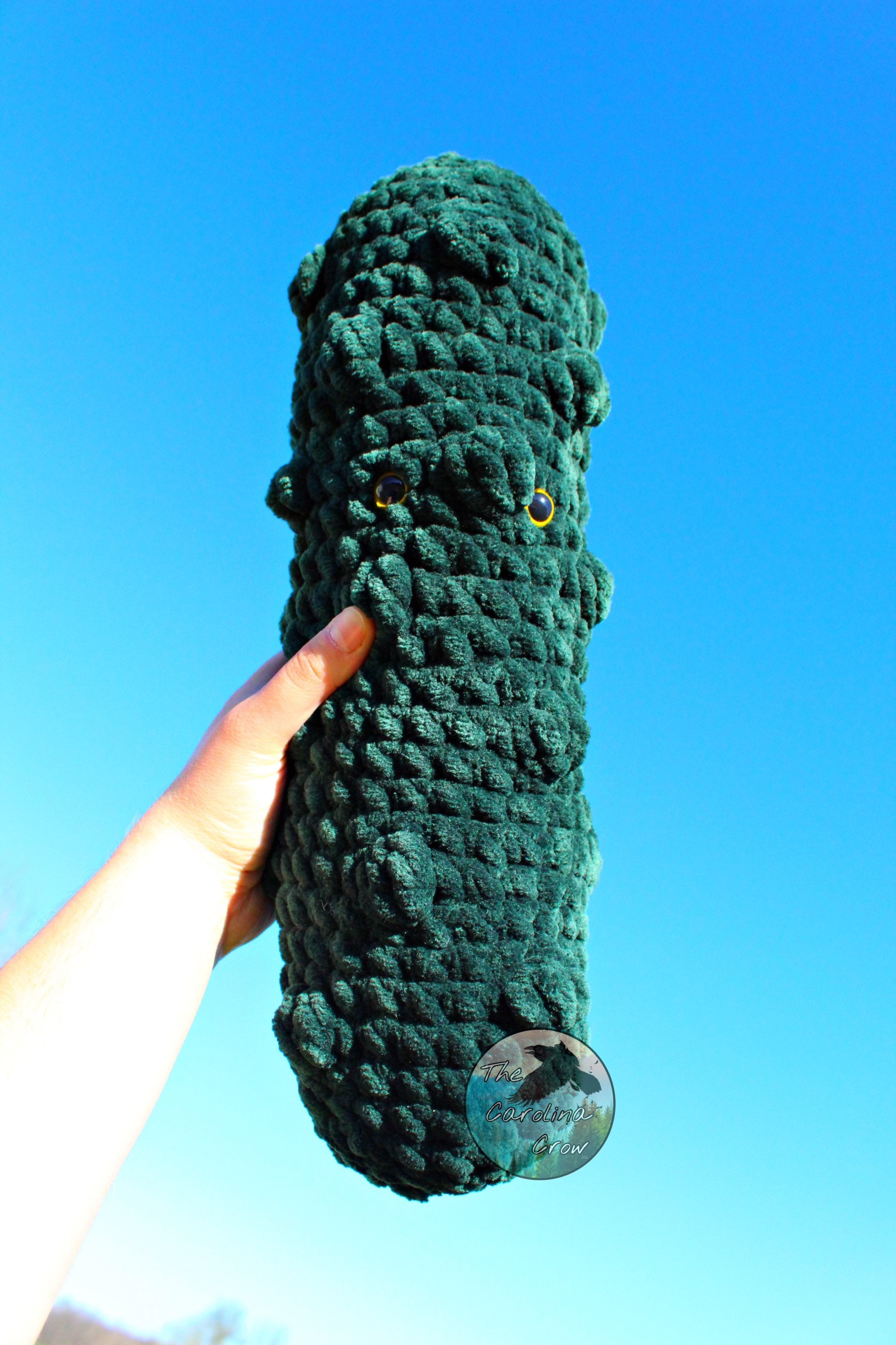 Jumbo Pickle Plushie Pickle Plush Crochet Pickle Plushie Pickle Boy ...
