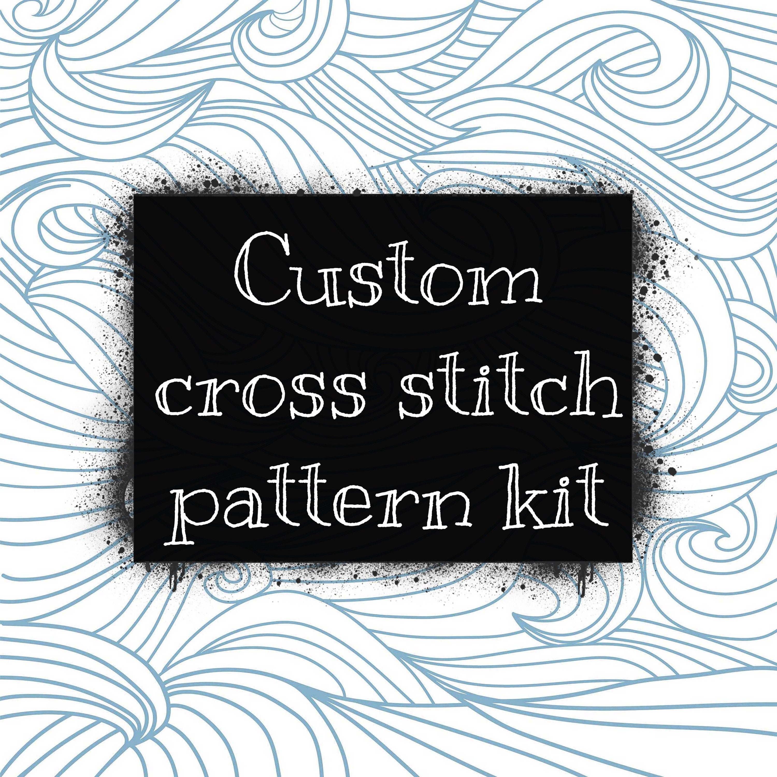 Custom Cross Stitch Pattern DMC Thread Kit Valentines Cross Stitch Pattern Cross Stitch Custom ...